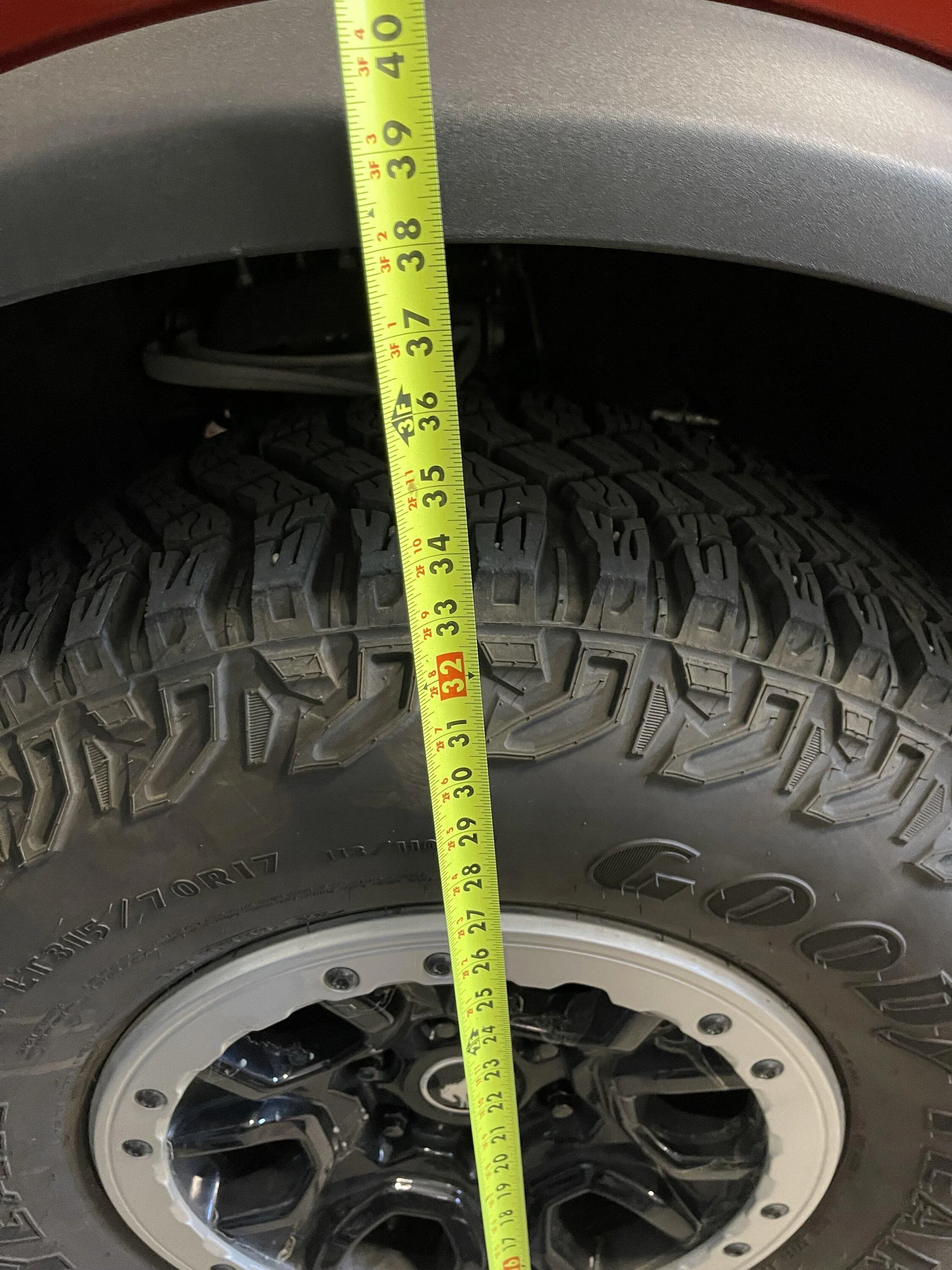 Stock sasquatch ride height measurement | Bronco6G - 2021+ Ford Bronco ...