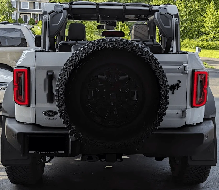 Grille LED letters and smoked taillight installed | Bronco6G - 2021 ...
