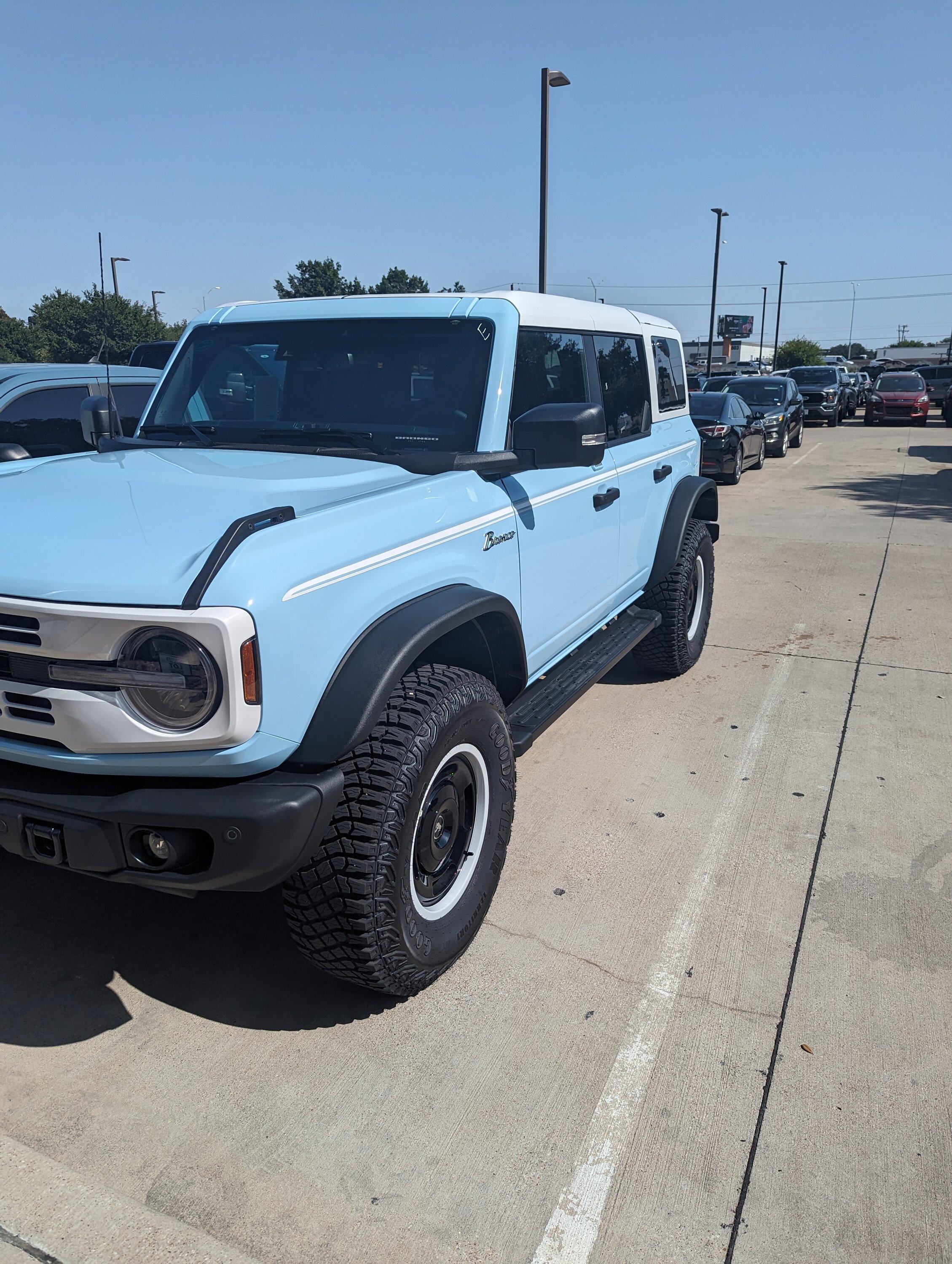 Robin's Egg Blue Heritage Limited Bronco eye candy | Bronco6G - 2021 ...