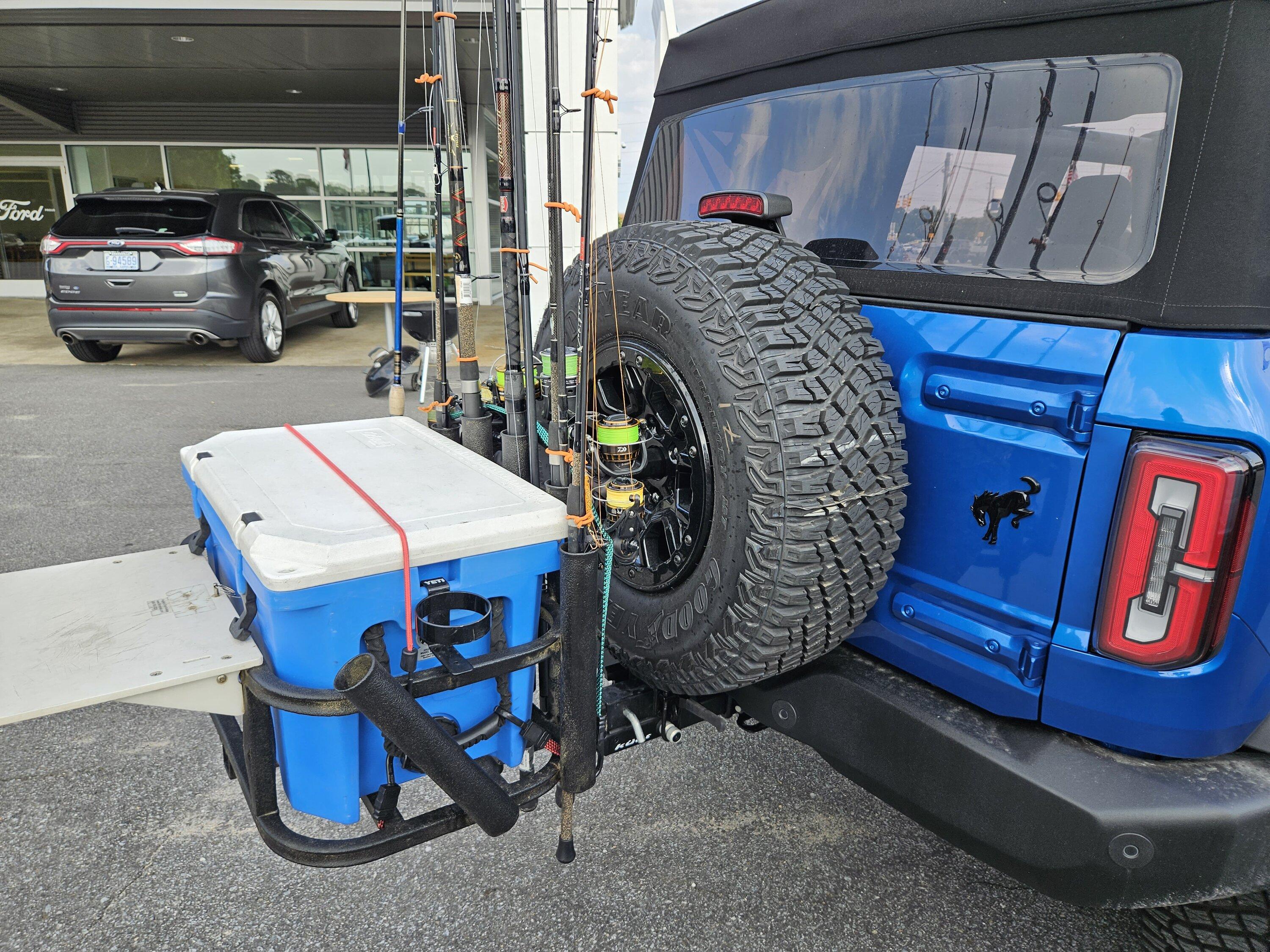 Front Facing 2" Receiver Hitch by X Rack | Bronco6G - 2021+ Ford Bronco ...