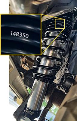 ICON Heavy Rate Rear Coil Springs (for ICON Coilovers) | Bronco6G ...