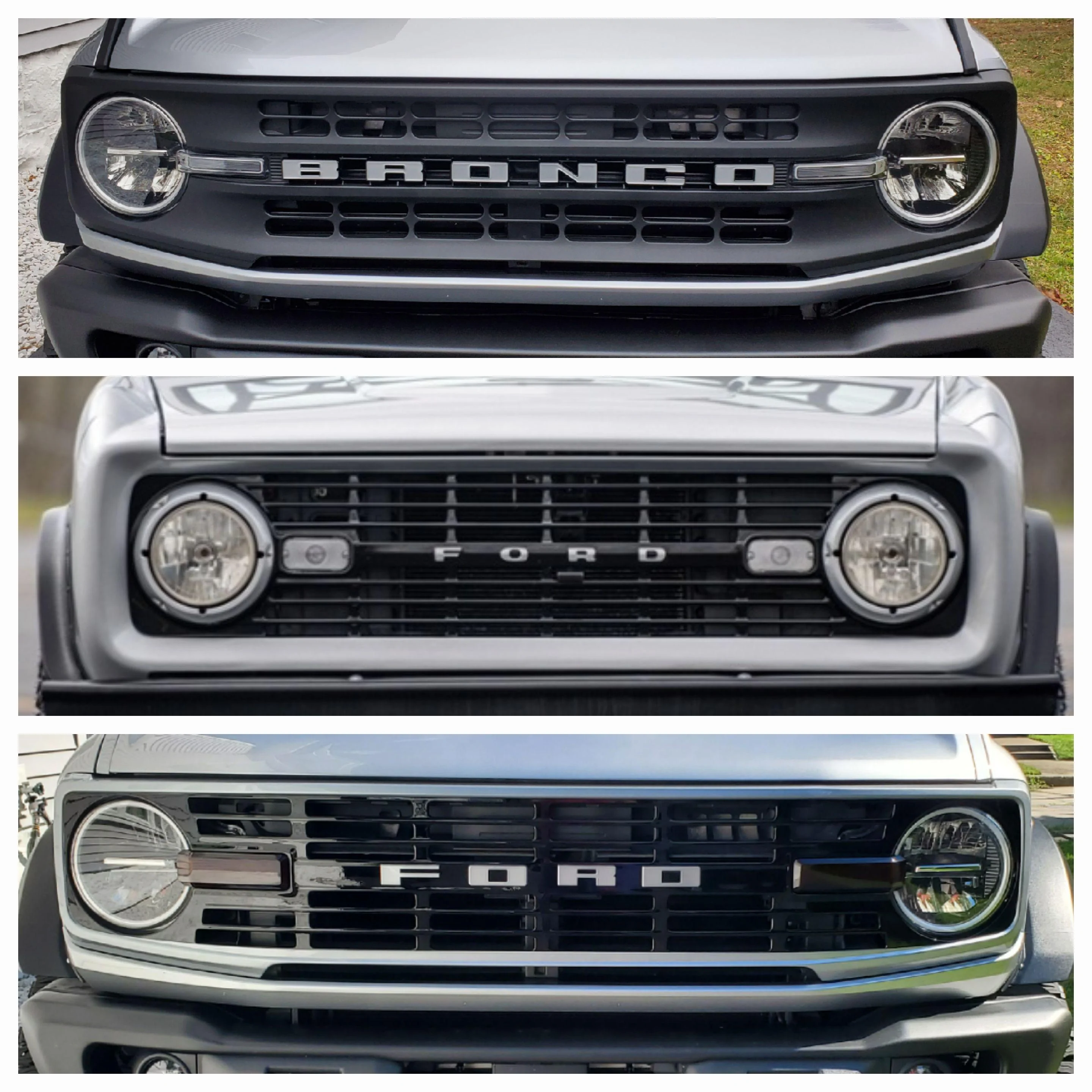 My version of the "Heritage edition grill" | Bronco6G - 2021+ Ford ...