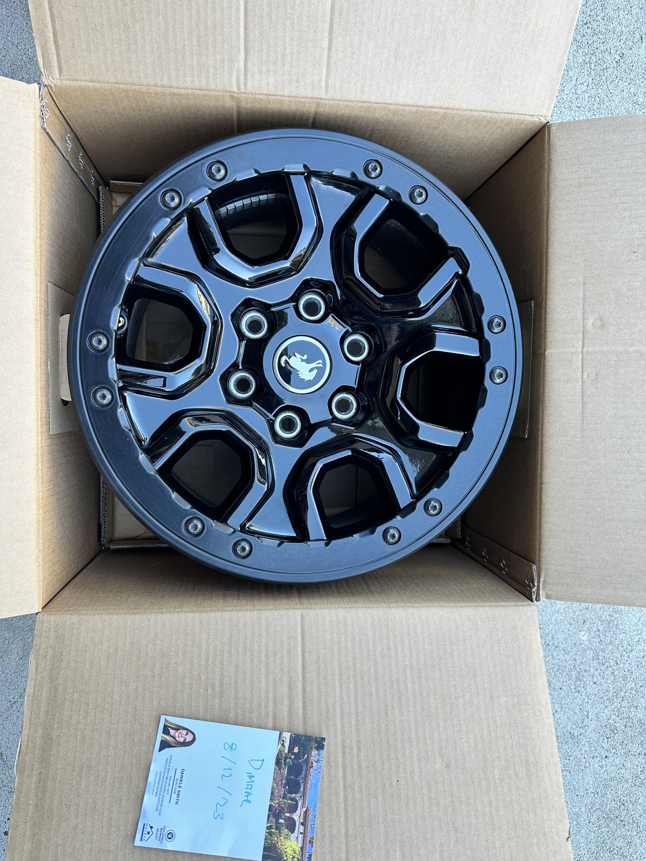 California - SAS Wheels, Black Rings $550 OBO | Bronco6G - 2021+ Ford ...