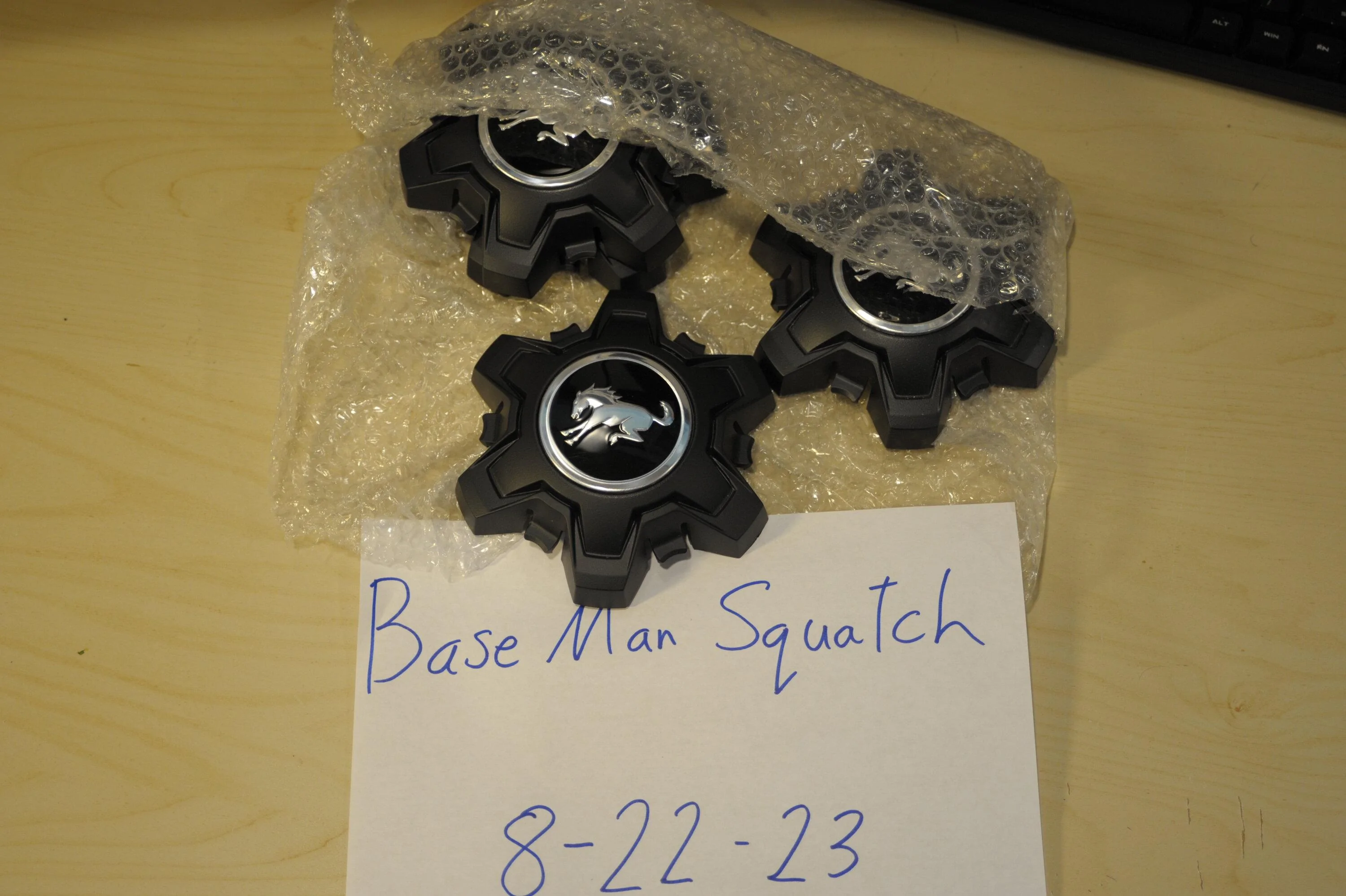 Michigan - Four (4) 2021 Ford Bronco Sport OEM Black and Chrome Center ...