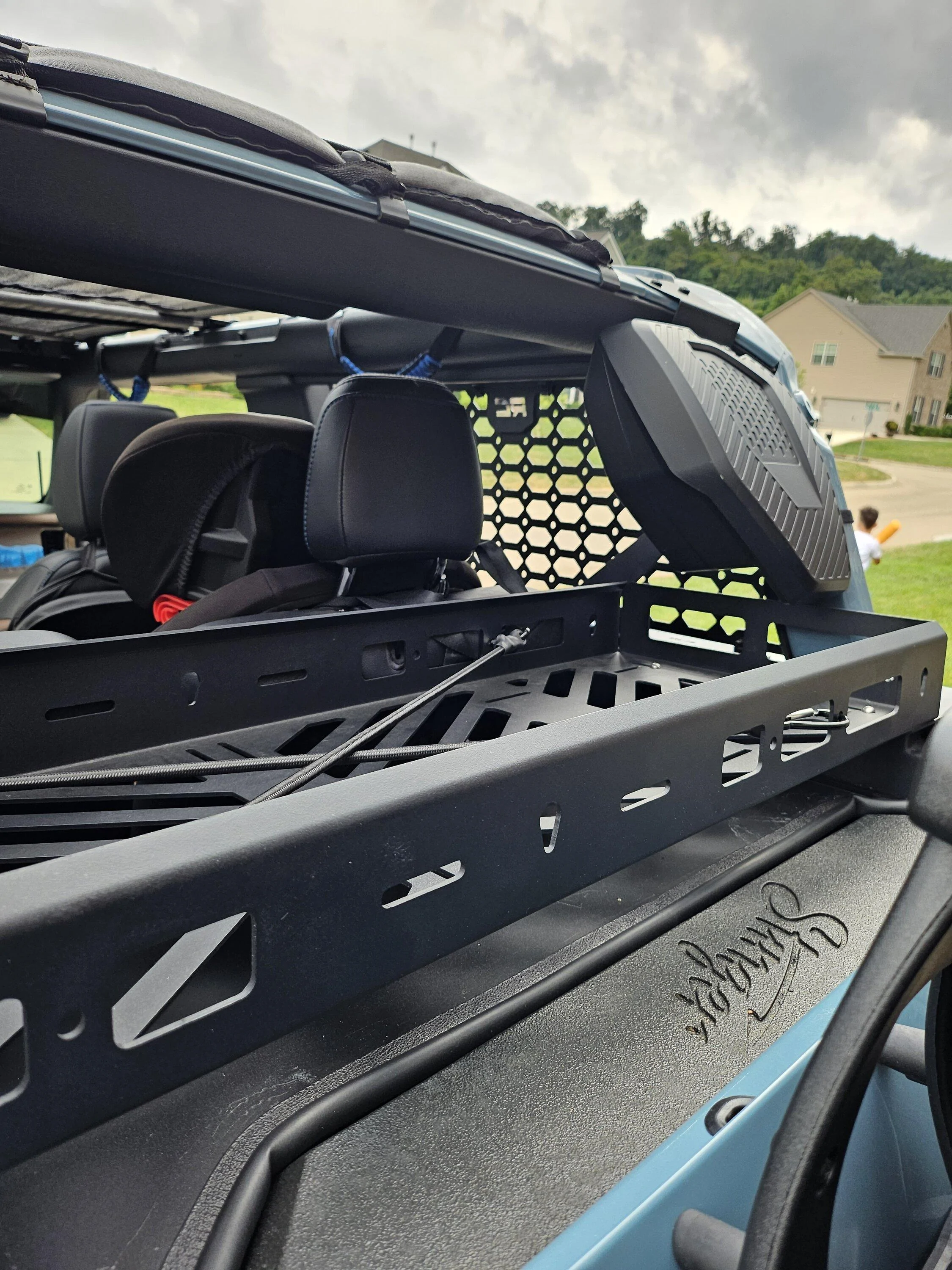 INSTALLED: Rough Country Molle rear panel 2 Door | Bronco6G - 2021 ...