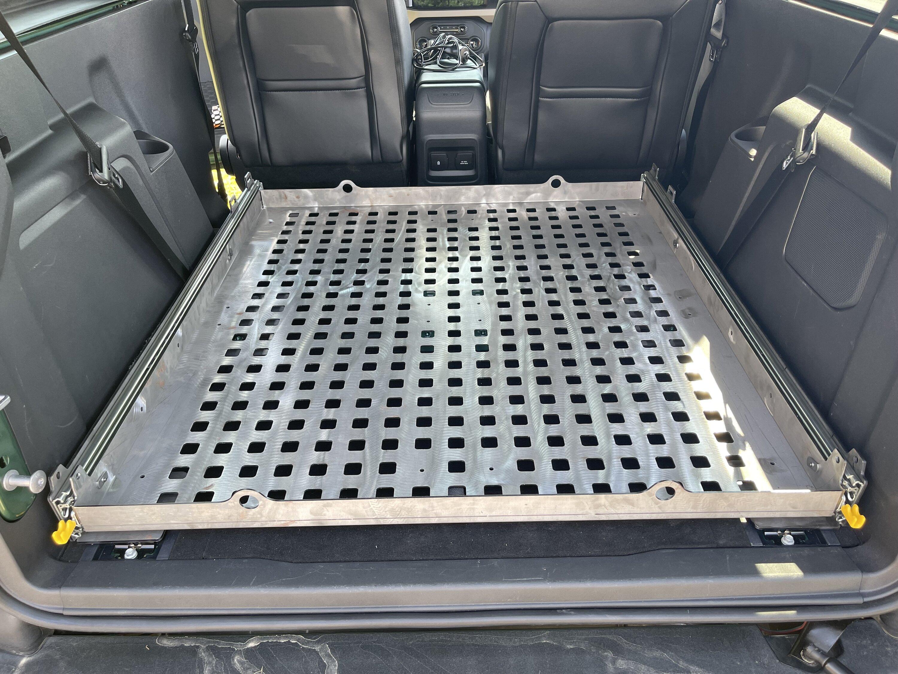 Packhorse Sliding Cargo System for 2-door Rear Seat Delete -- by Wicked ...