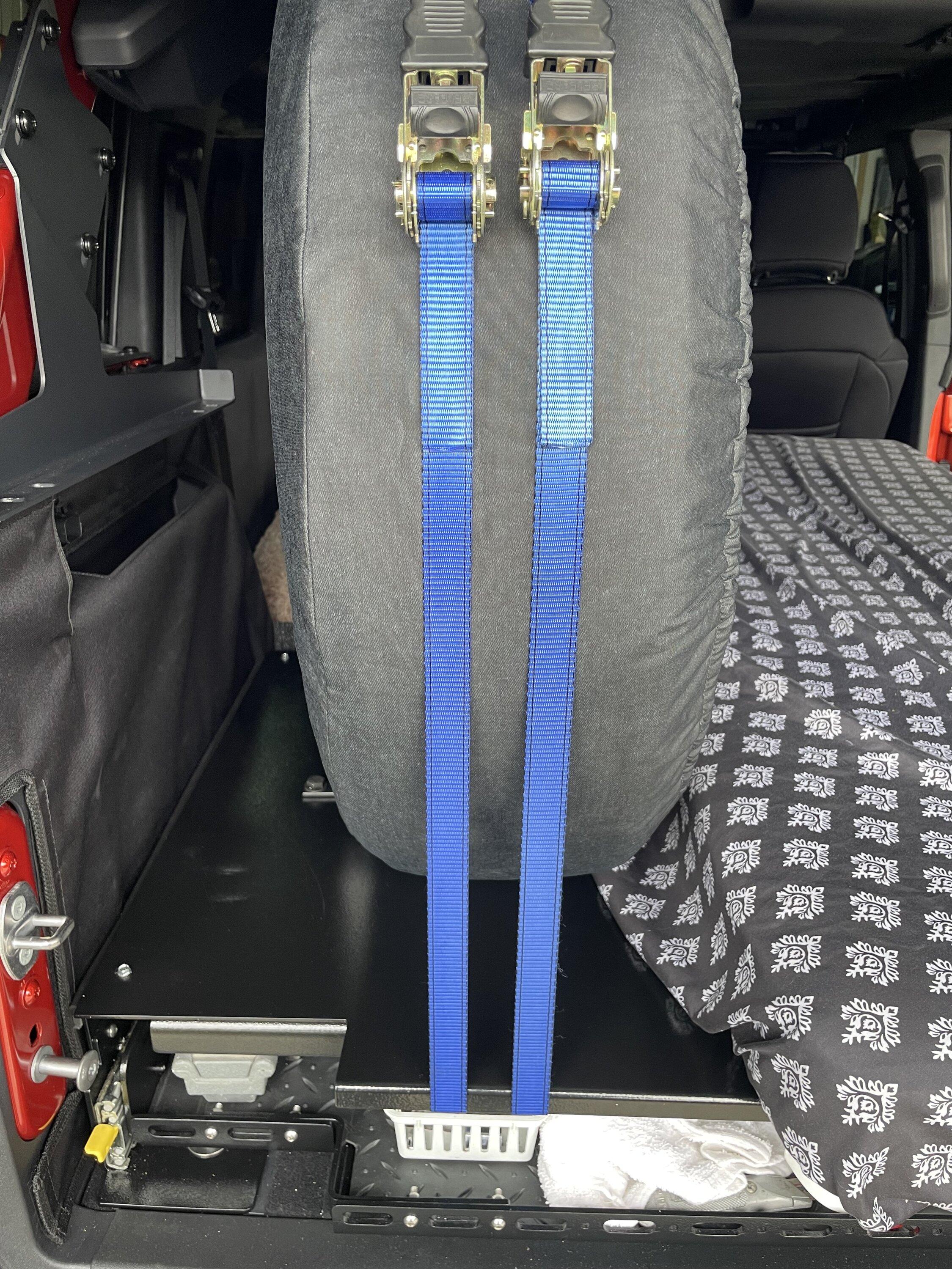 Interior Spare Tire Storage Solution | Bronco6G - 2021+ Ford Bronco ...