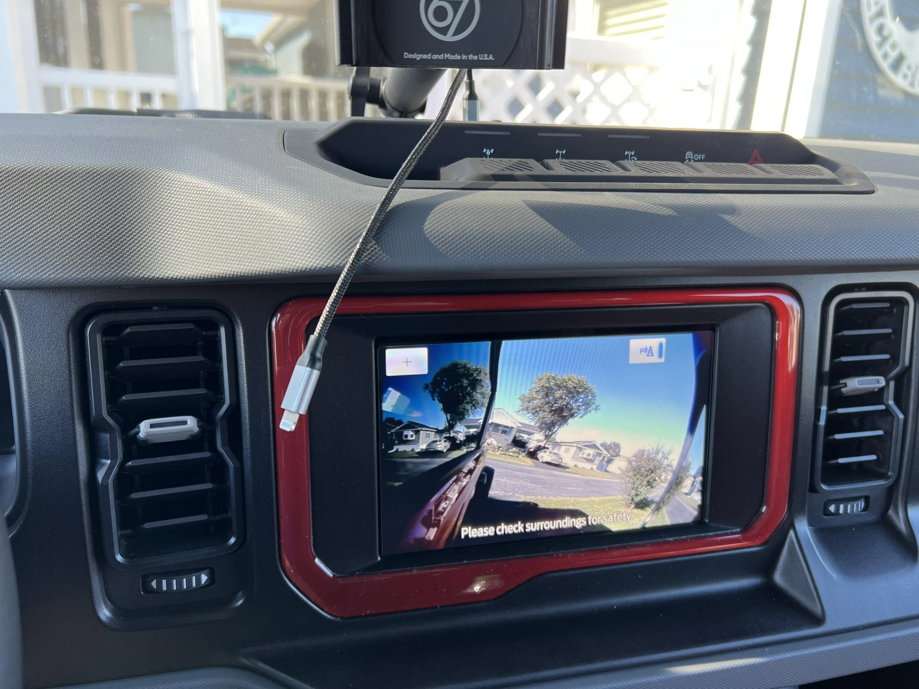 Added front + side cameras using NAViKS | Bronco6G - 2021+ Ford Bronco ...