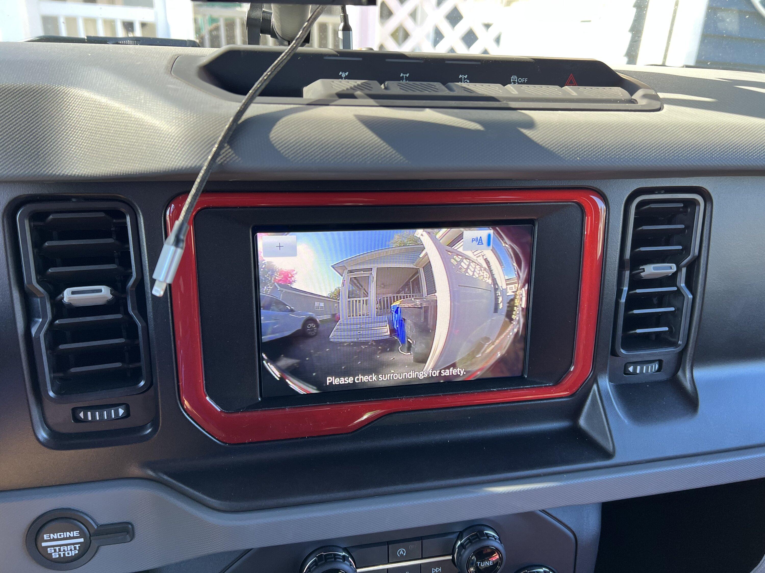 Added front + side cameras using NAViKS | Bronco6G - 2021+ Ford Bronco ...