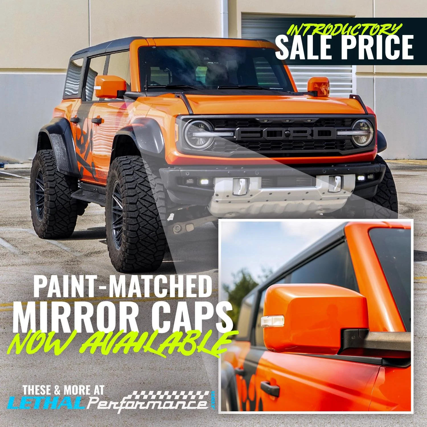 ALL NEW Paint-Matched Mirror Caps!! Bronco/Bronco Raptor!! | Bronco6G ...