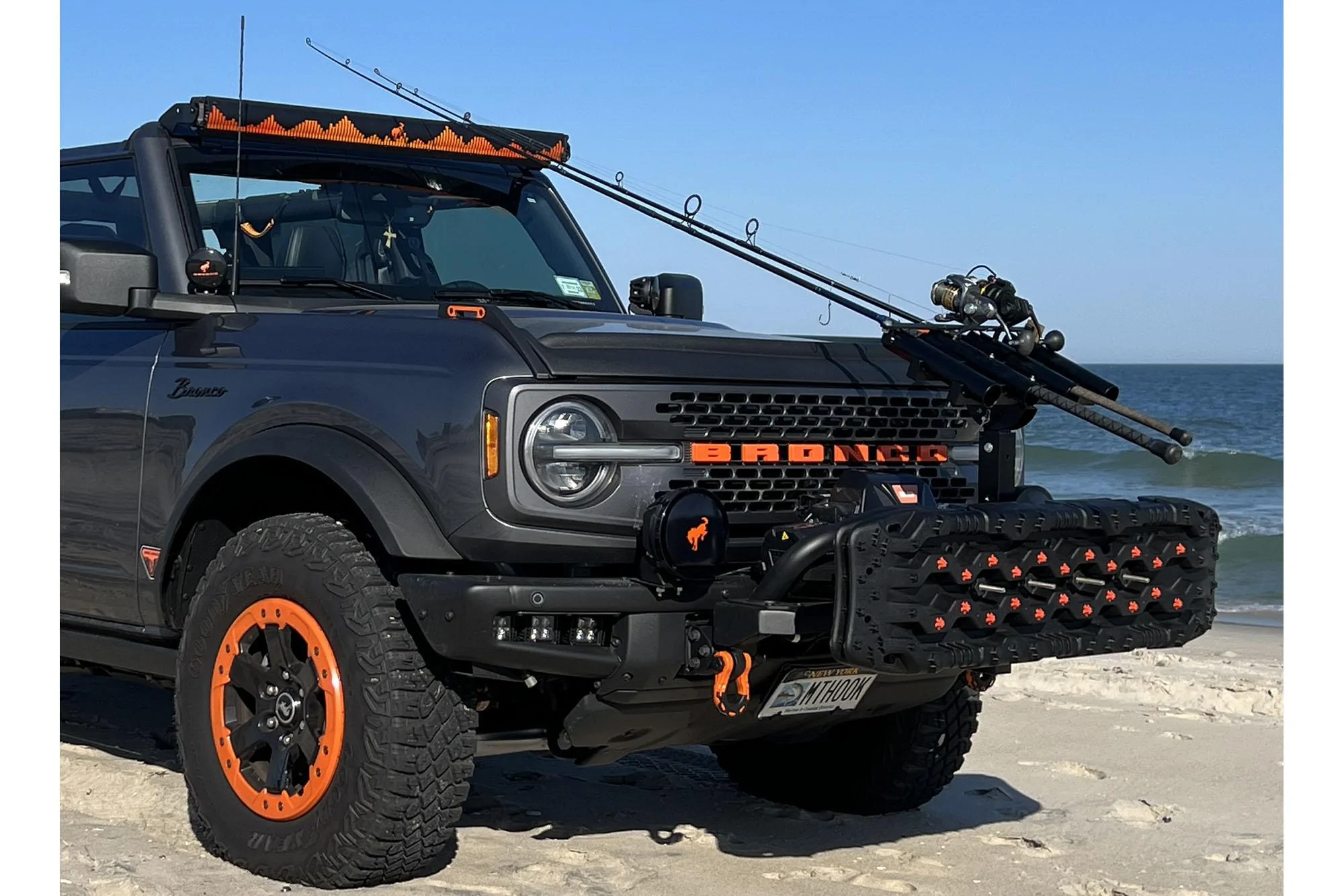 Finally a Front Hitch Receiver for the Bronco (High Winch Mount) by X ...