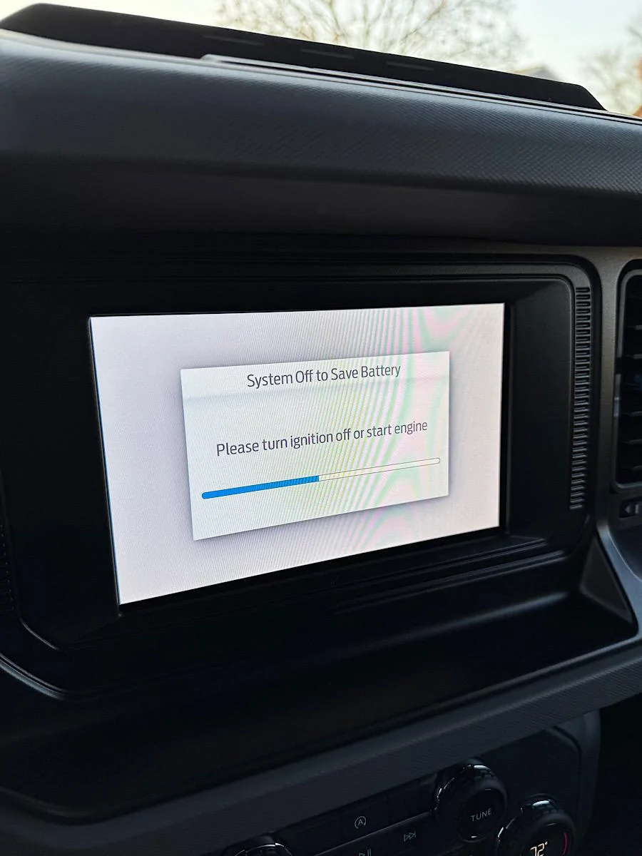 "System Off to Save Battery" While Driving | Bronco6G - 2021+ Ford ...