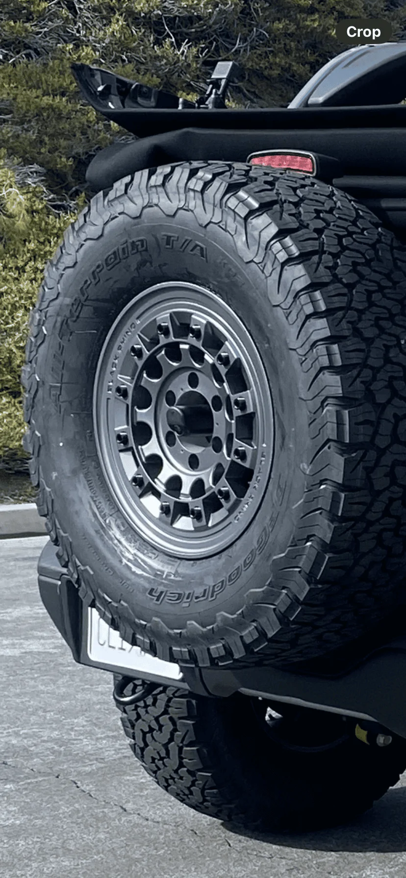 California - Black rhino Fuji br004 set of 5 with bf Goodrich 35 inch ...