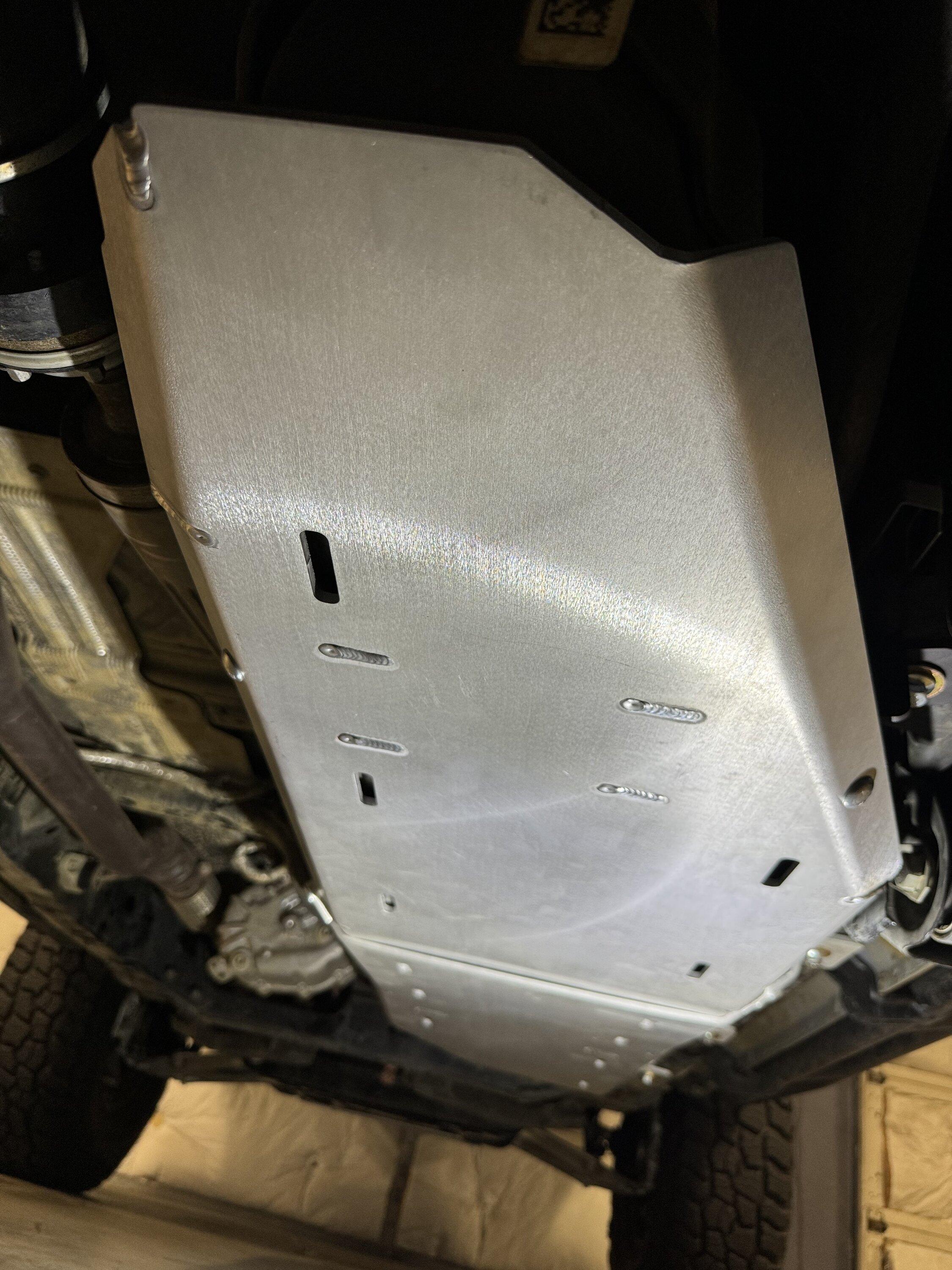 Talons Garage Aluminum Transmission skid and RCI Aluminum Fuel Tank ...