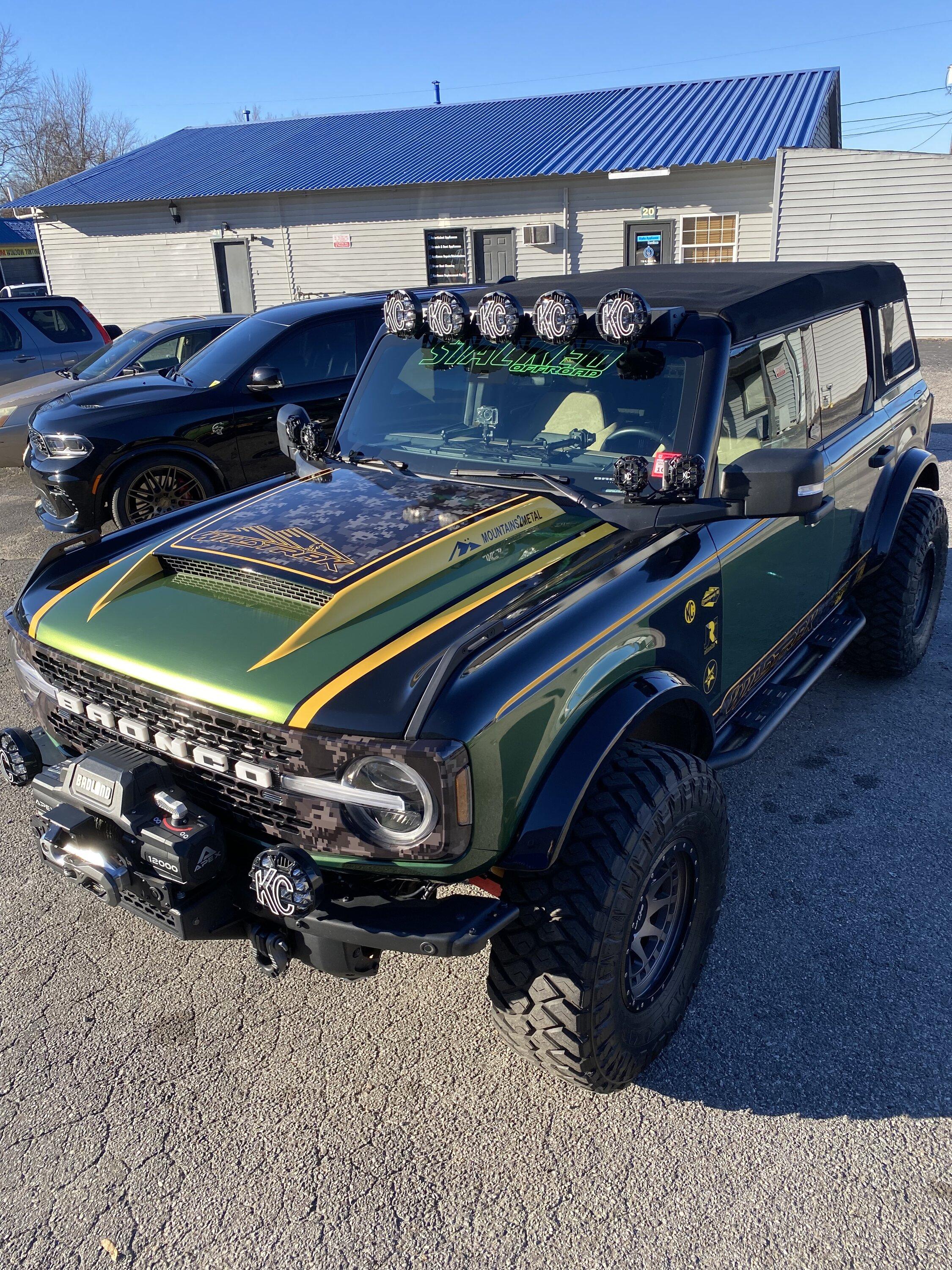Cervini Stalker hood installed impressions & photos | Page 2 | Bronco6G ...