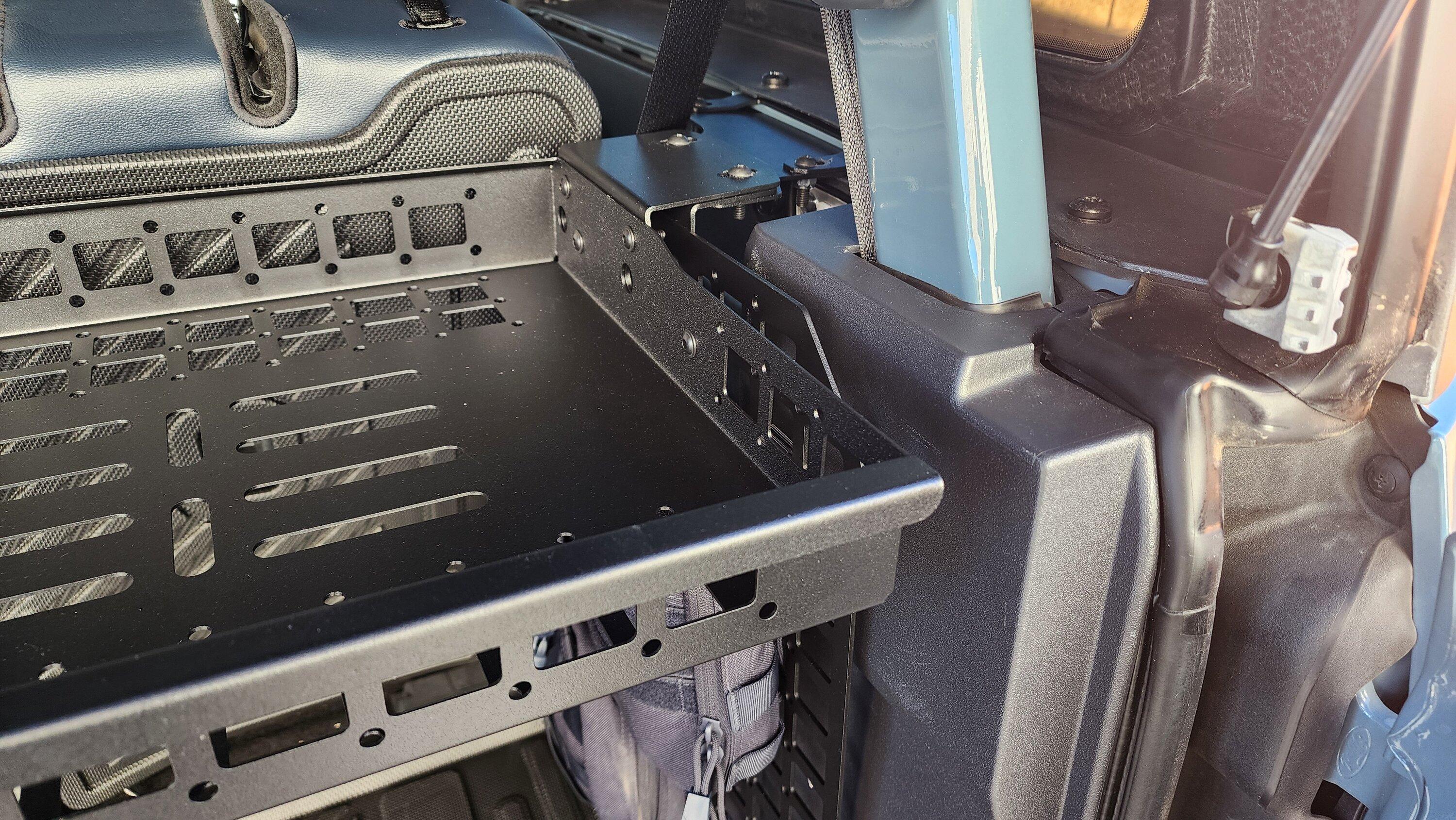 Mountains2metal 2 door cargo shelf. (UPDATE) | Bronco6G - 2021+ Ford ...