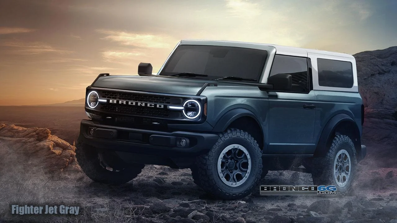 Bronco6G's 2021 Bronco in Production Colors, Painted and White Top ...