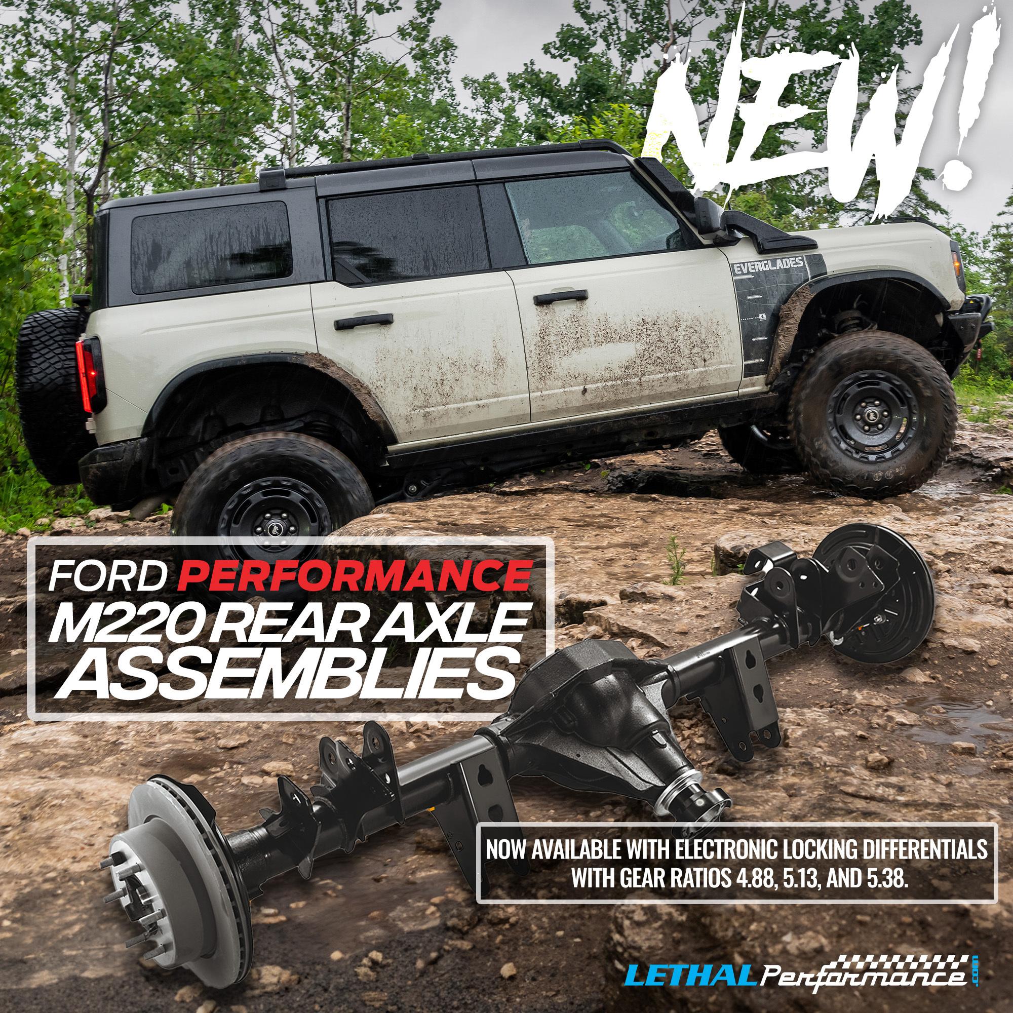 New Gear Ratios NOW AVAILABLE! Ford Performance M220 Rear Axle ...