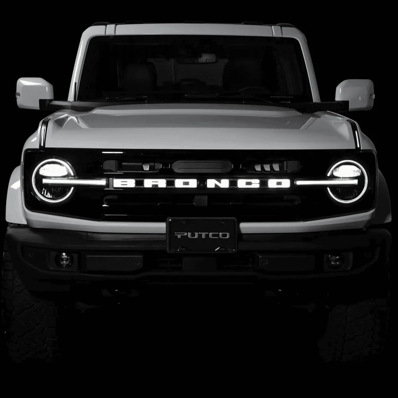 Putco Luminix Ford Bronco LED Grille Emblem for 2021+ Ford Bronco ...