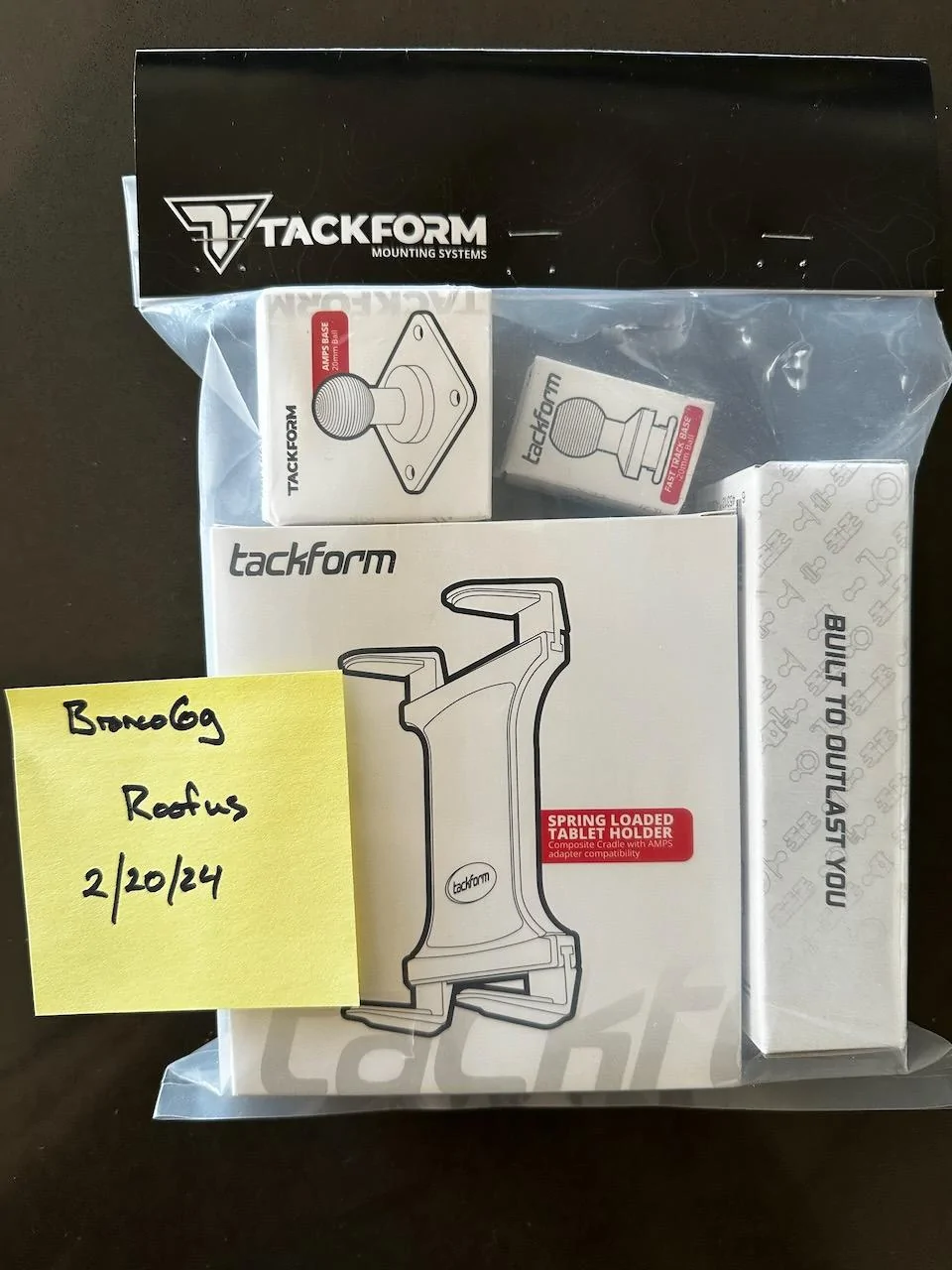 Washington D.C. - Tackform Tablet Fast Track Dash Mount | Bronco6G ...