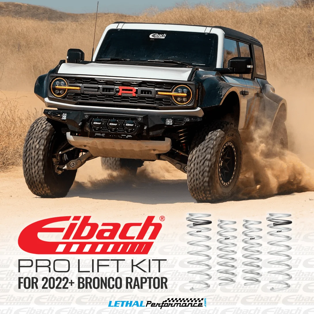 NEW Eibach Pro-Lift-Kit Performance Springs for Bronco Raptor NOW ...