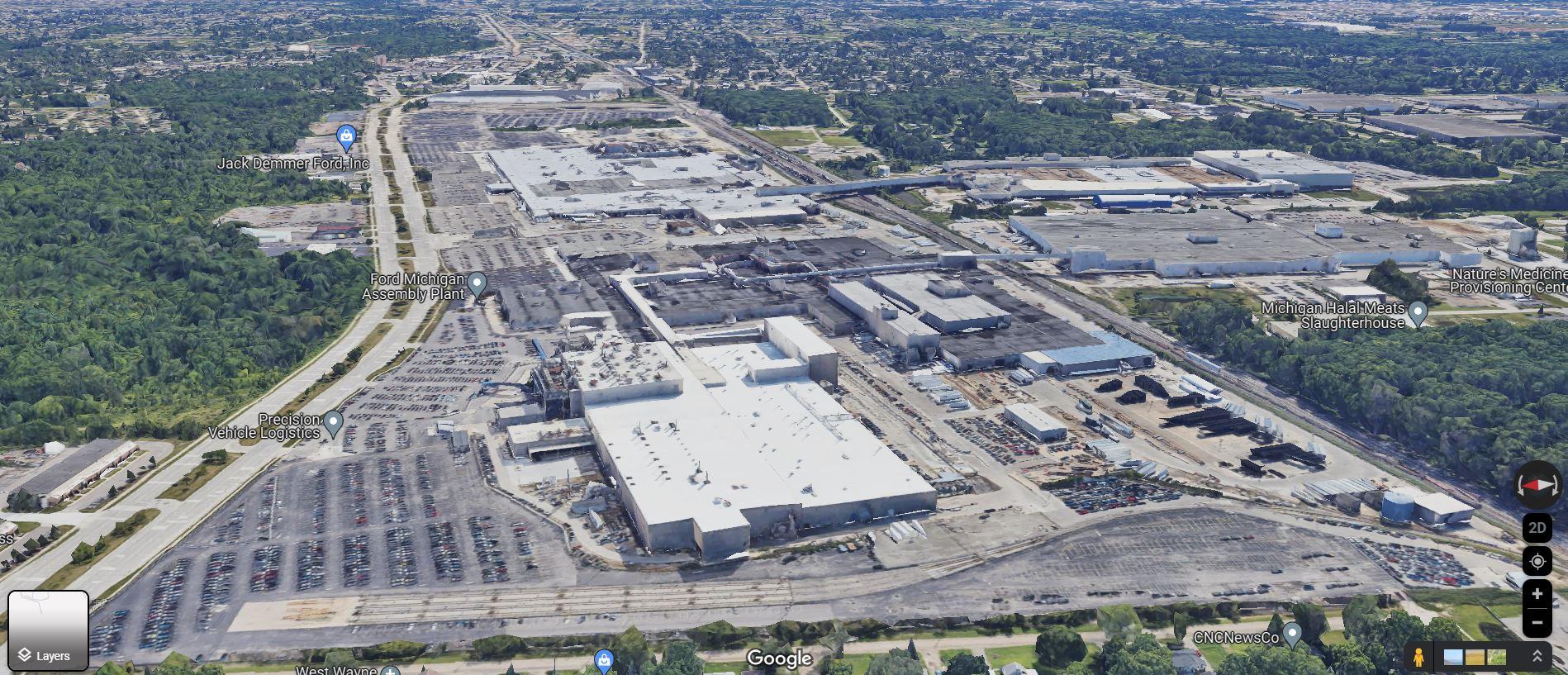 Ever looked at the Michigan Assembly Plant on Google Maps or Earth ...