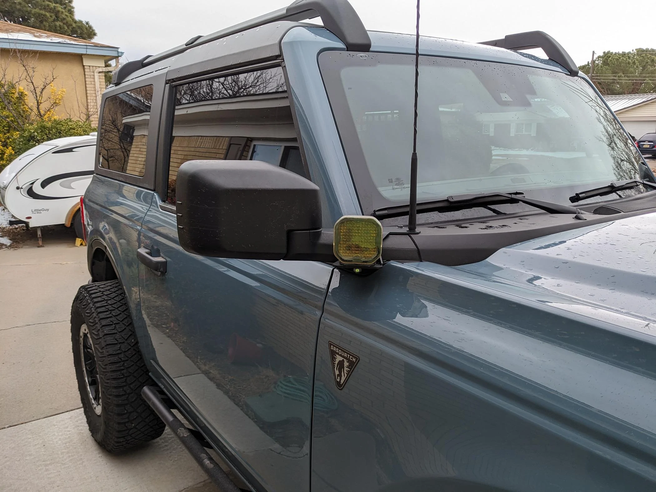 Wind noise from DV8 Dual Light Pod Drop Mounts | Bronco6G - 2021+ Ford ...