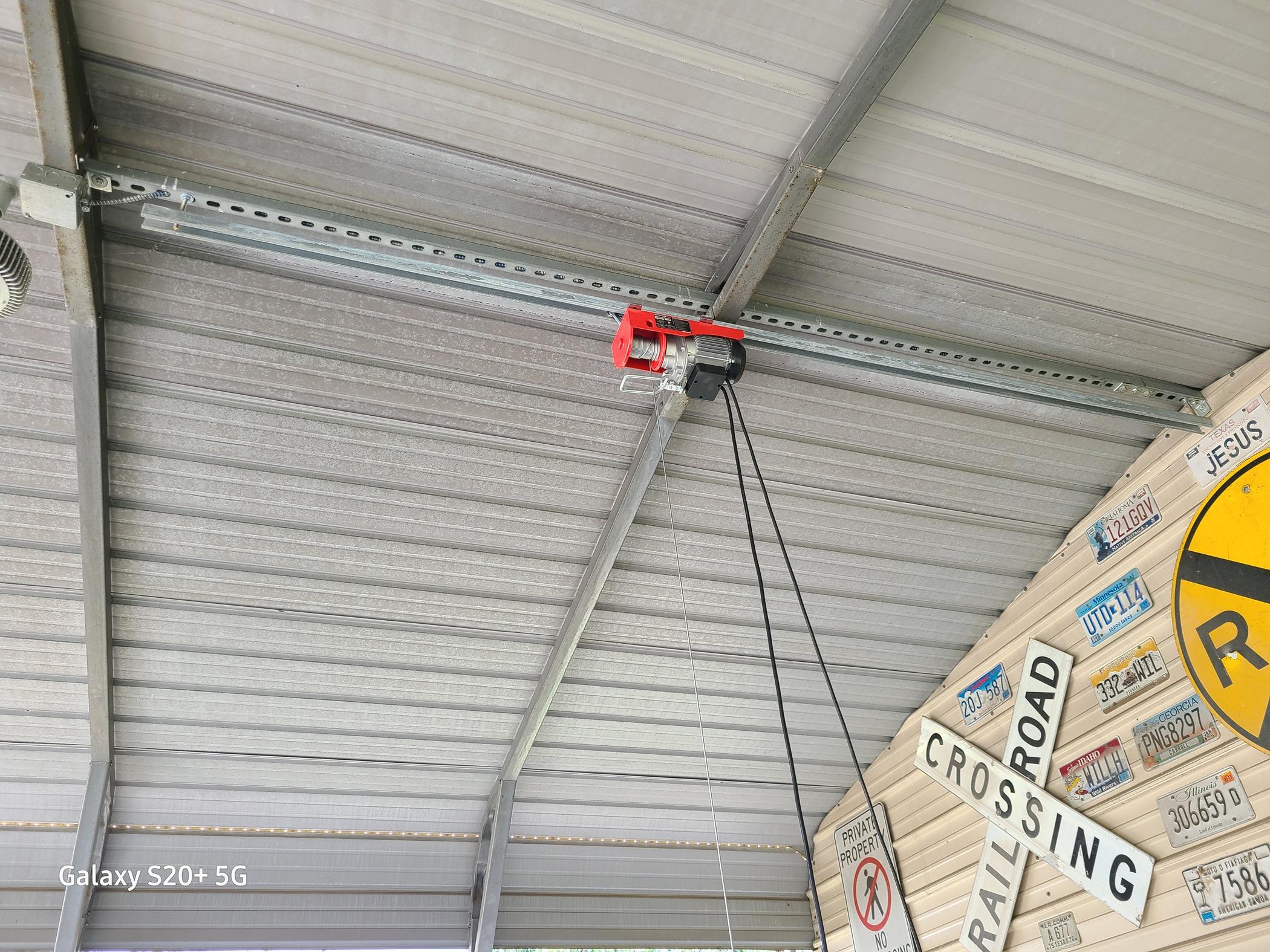 My DIY Homemade Hard Top Lift Ceiling Winch System | Bronco6G - 2021 ...