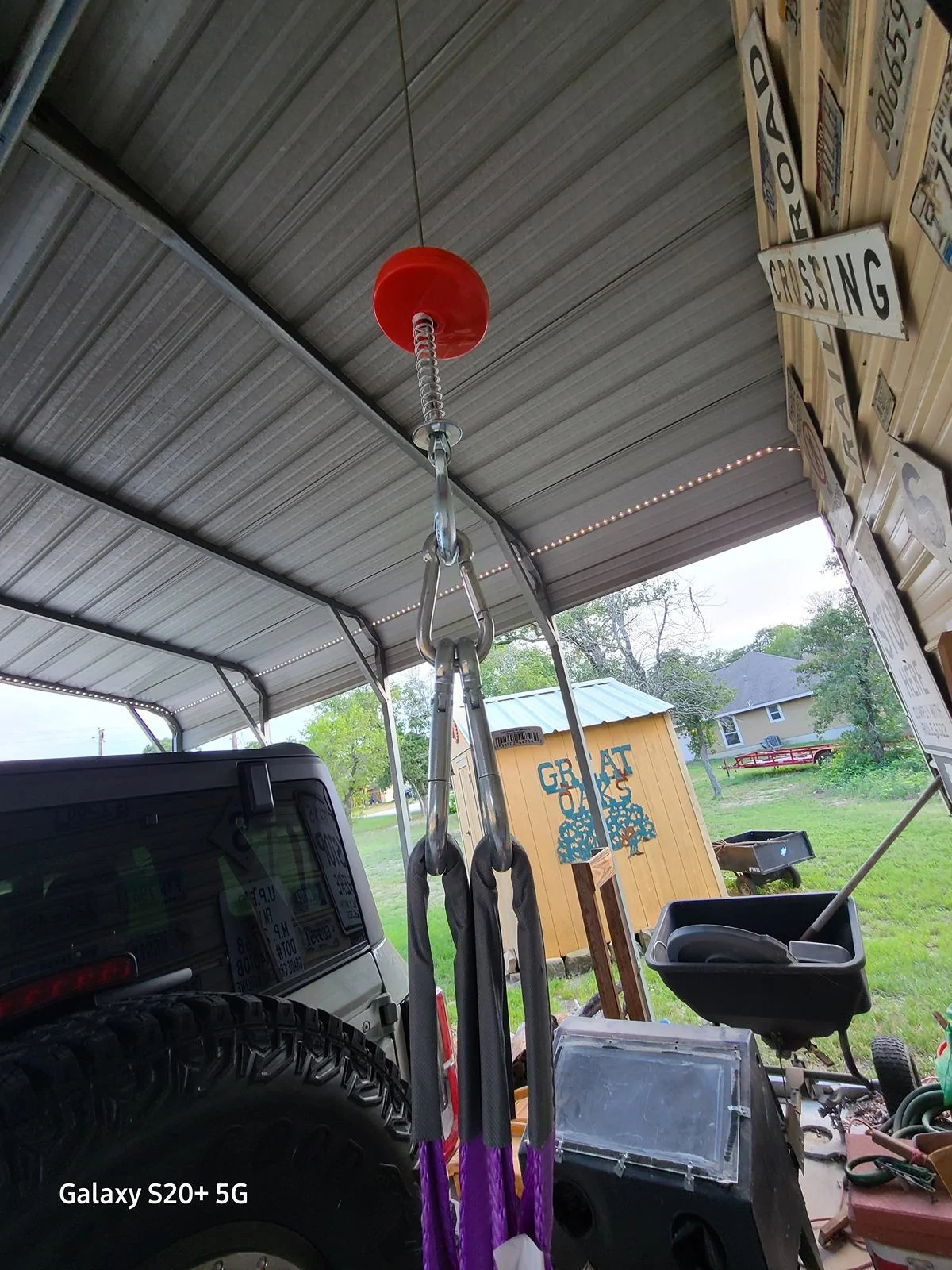 My DIY Homemade Hard Top Lift Ceiling Winch System | Bronco6G - 2021 ...