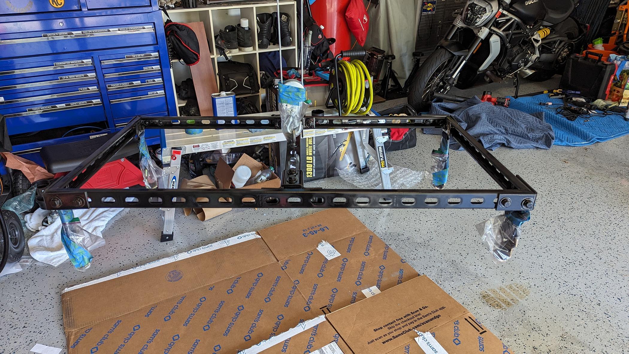 My DIY Homemade Hard Top Lift Ceiling Winch System | Bronco6G - 2021 ...