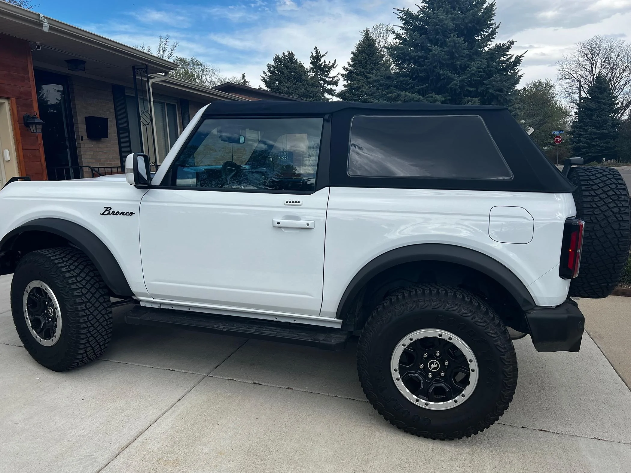 Rampage TrailView Fastback Soft Top for 2 door Bronco -- installed ...