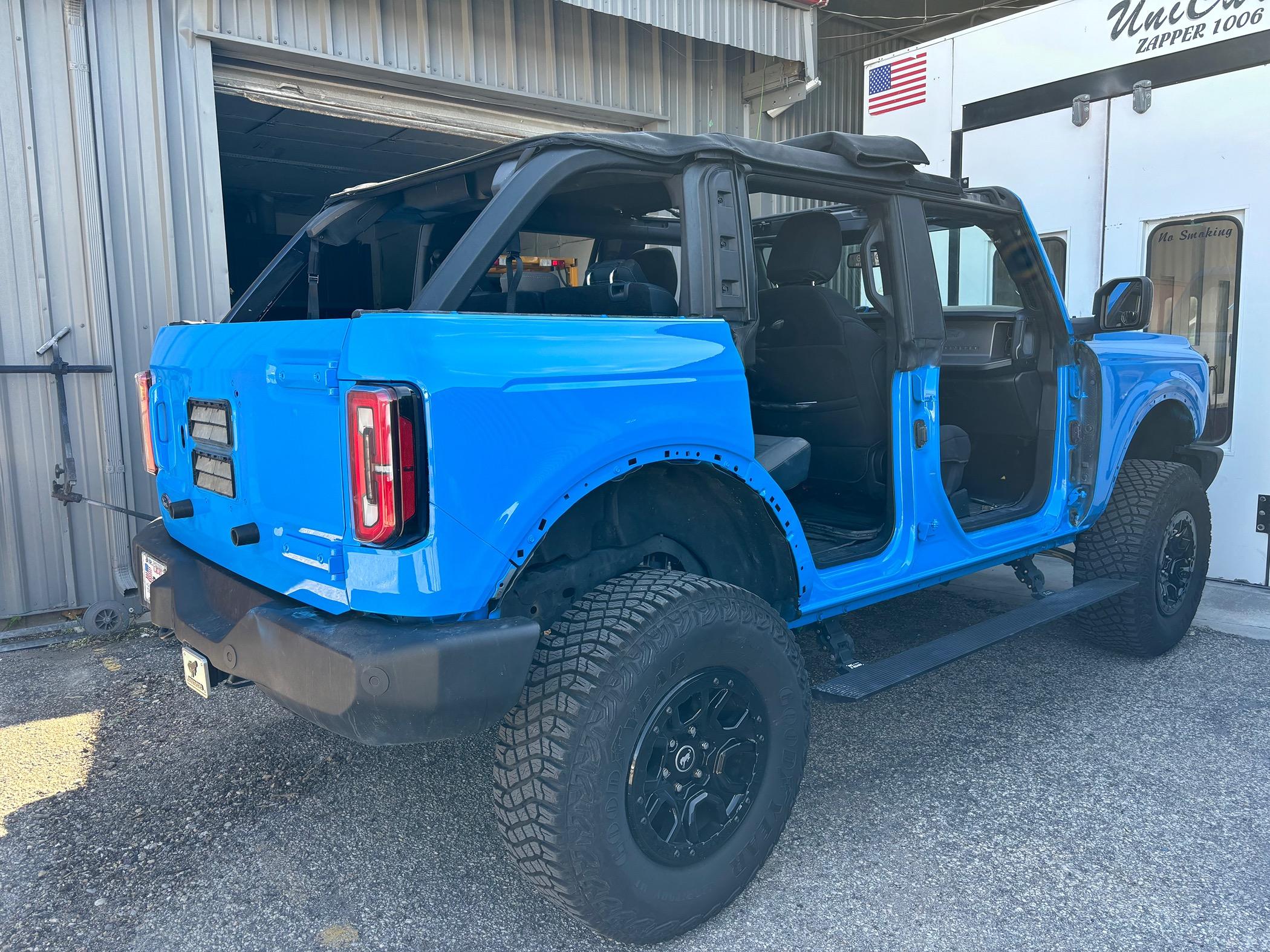 Finally finished my Grabber Blue Bronco custom repaint! 😁 | Bronco6G ...