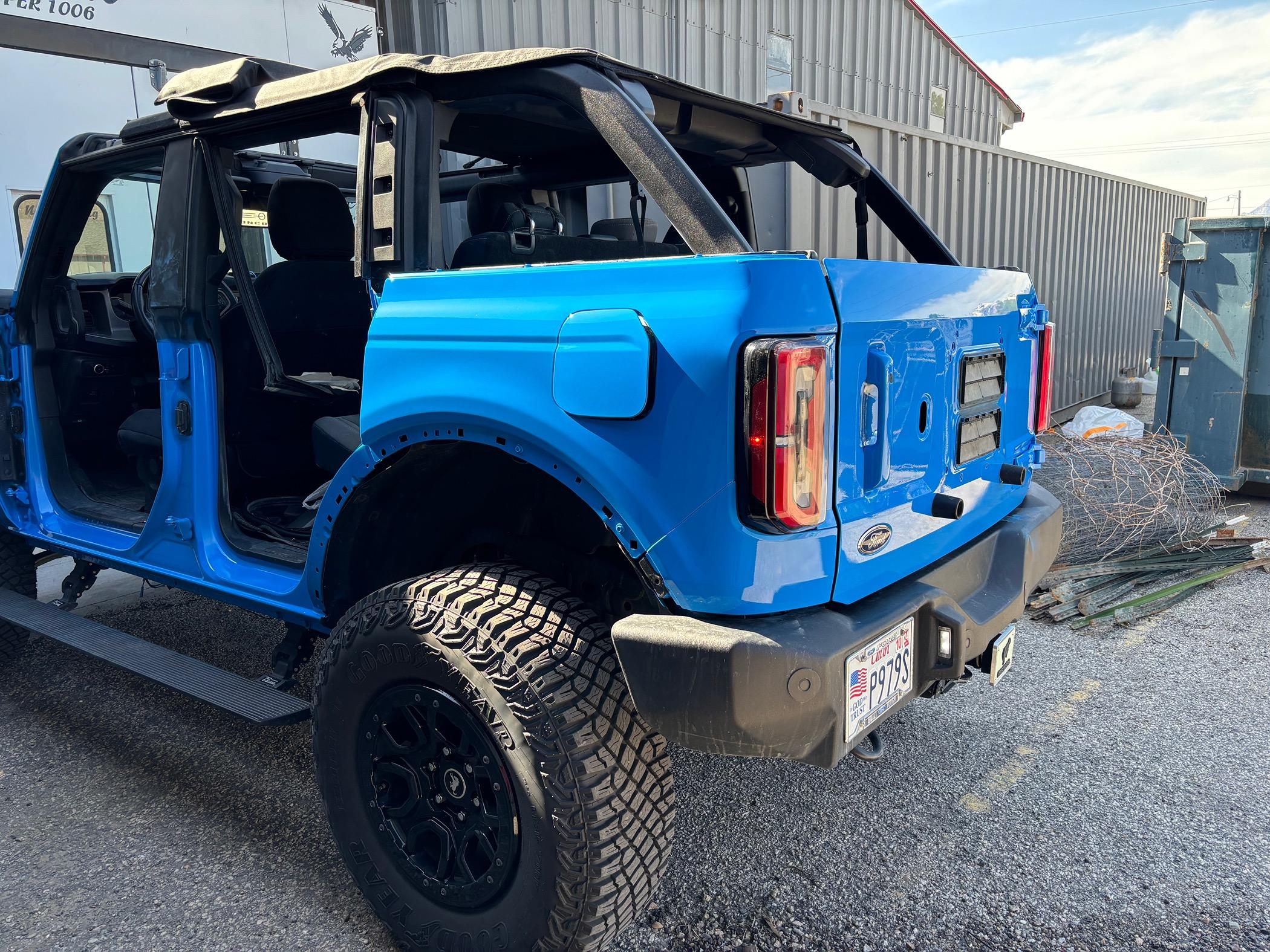 Finally finished my Grabber Blue Bronco custom repaint! 😁 | Bronco6G ...