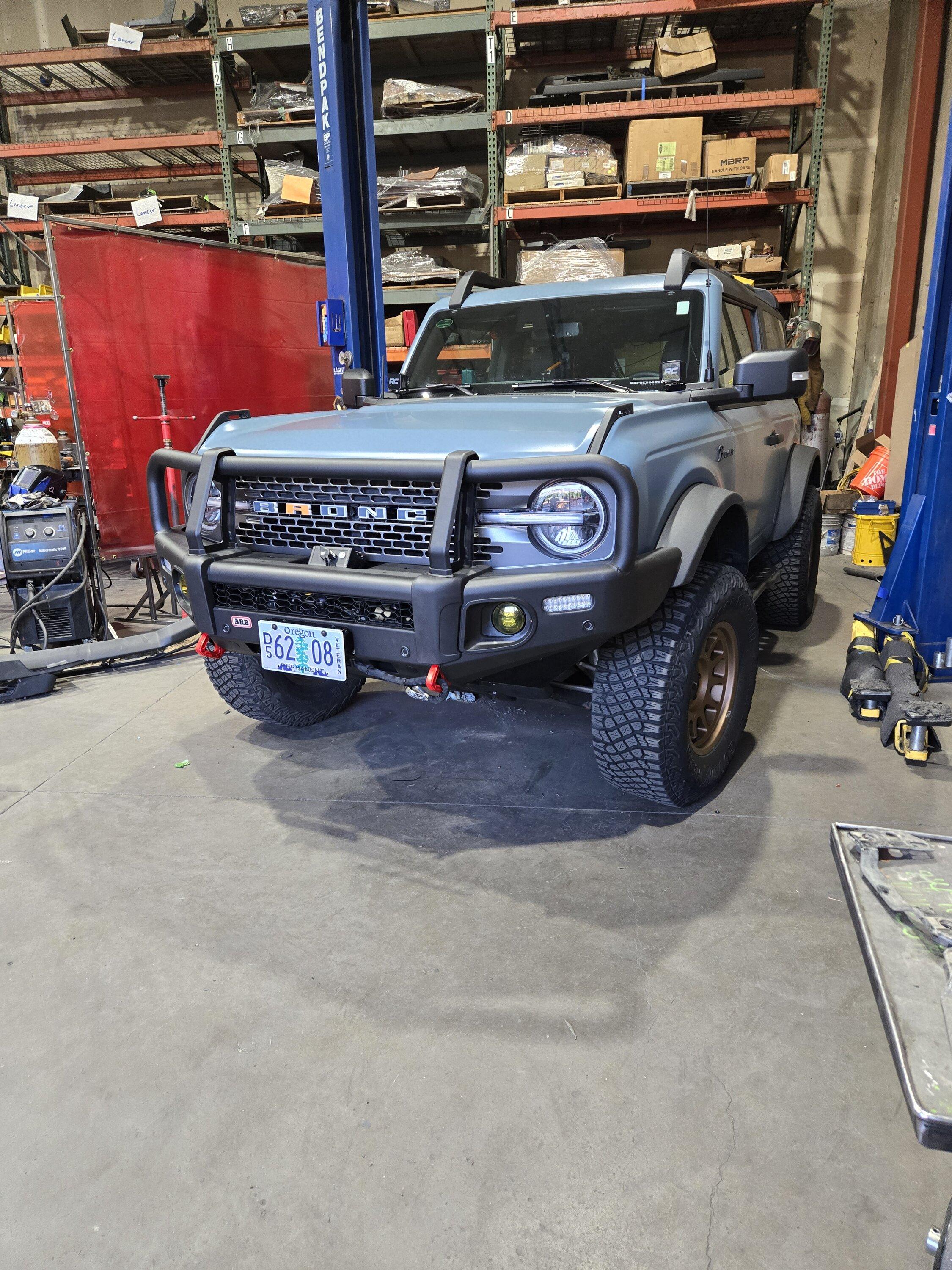 ARB Summit bumper installed 5/20/2024. | Bronco6G - 2021+ Ford Bronco ...