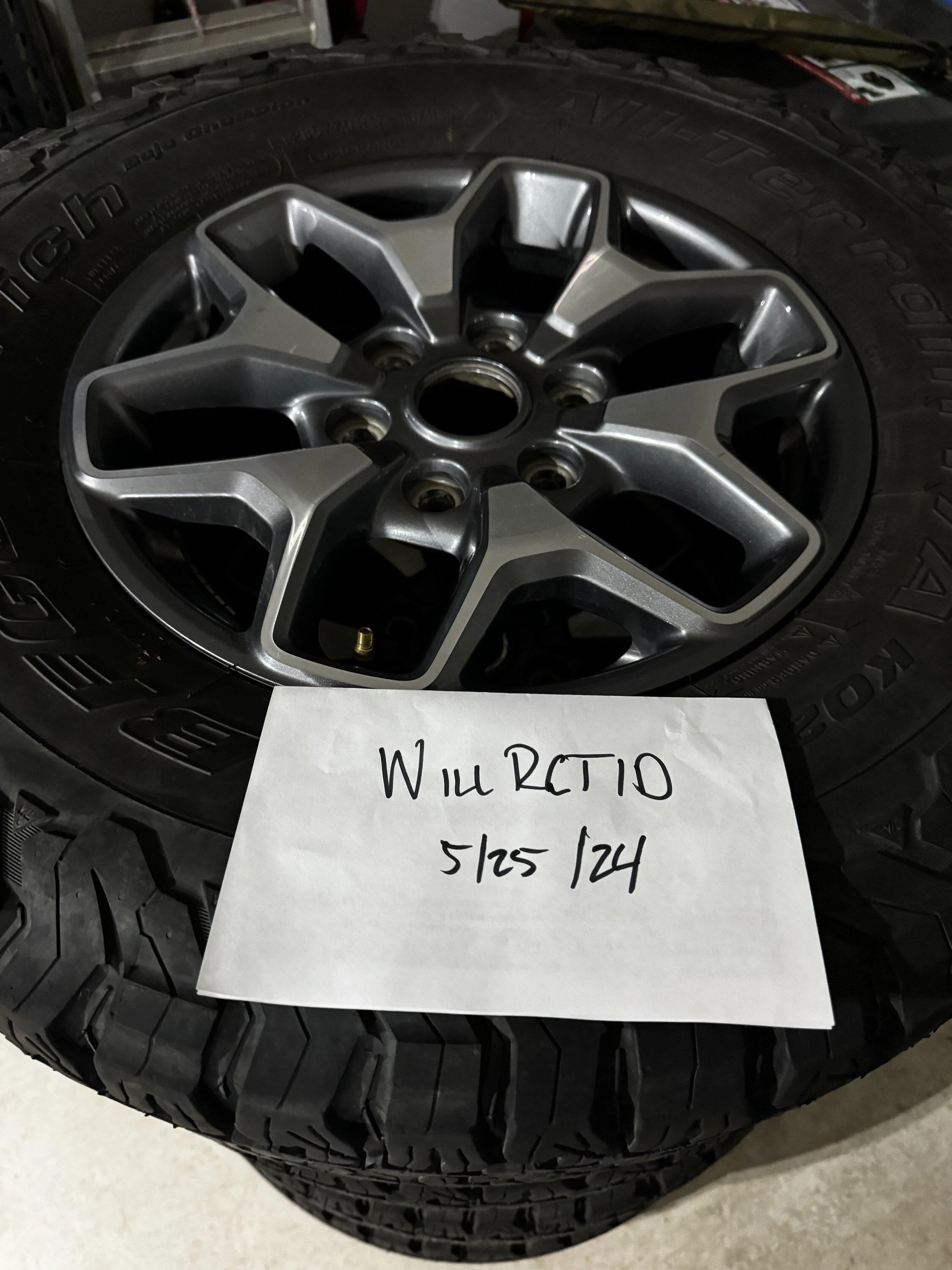 Washington - Used Bronco Wheels and BFG KO2 tires from 2022 Bronco ...