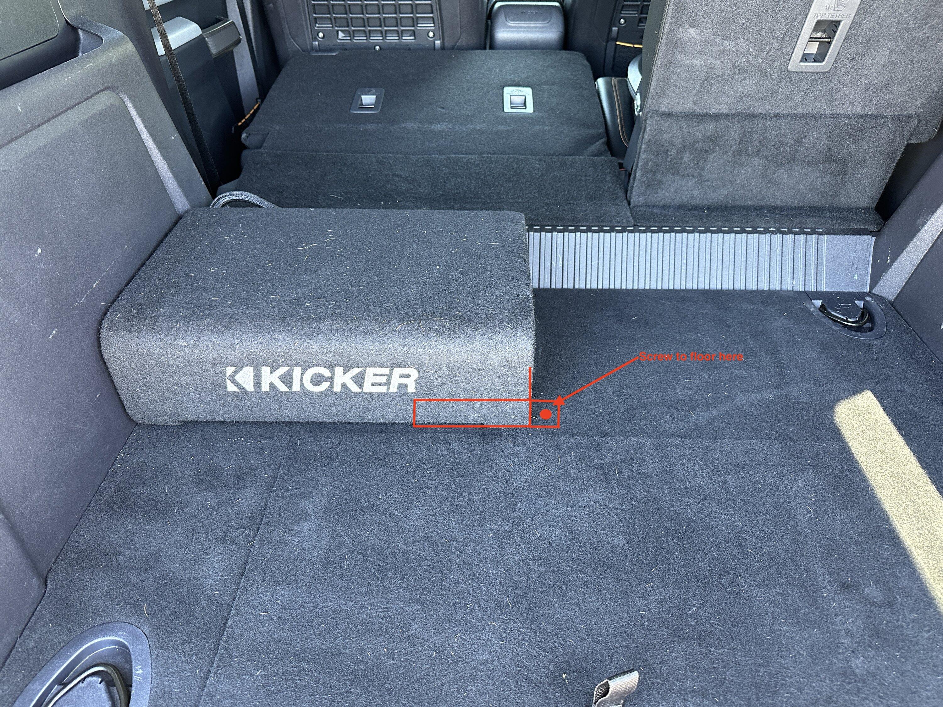 Bracket to keep Sub box in place? | Bronco6G - 2021+ Ford Bronco ...
