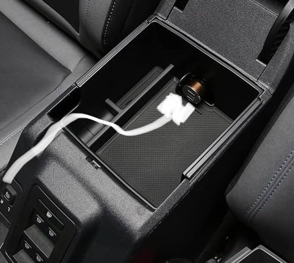 No USB ports in center console just an auxiliary power outlet ...