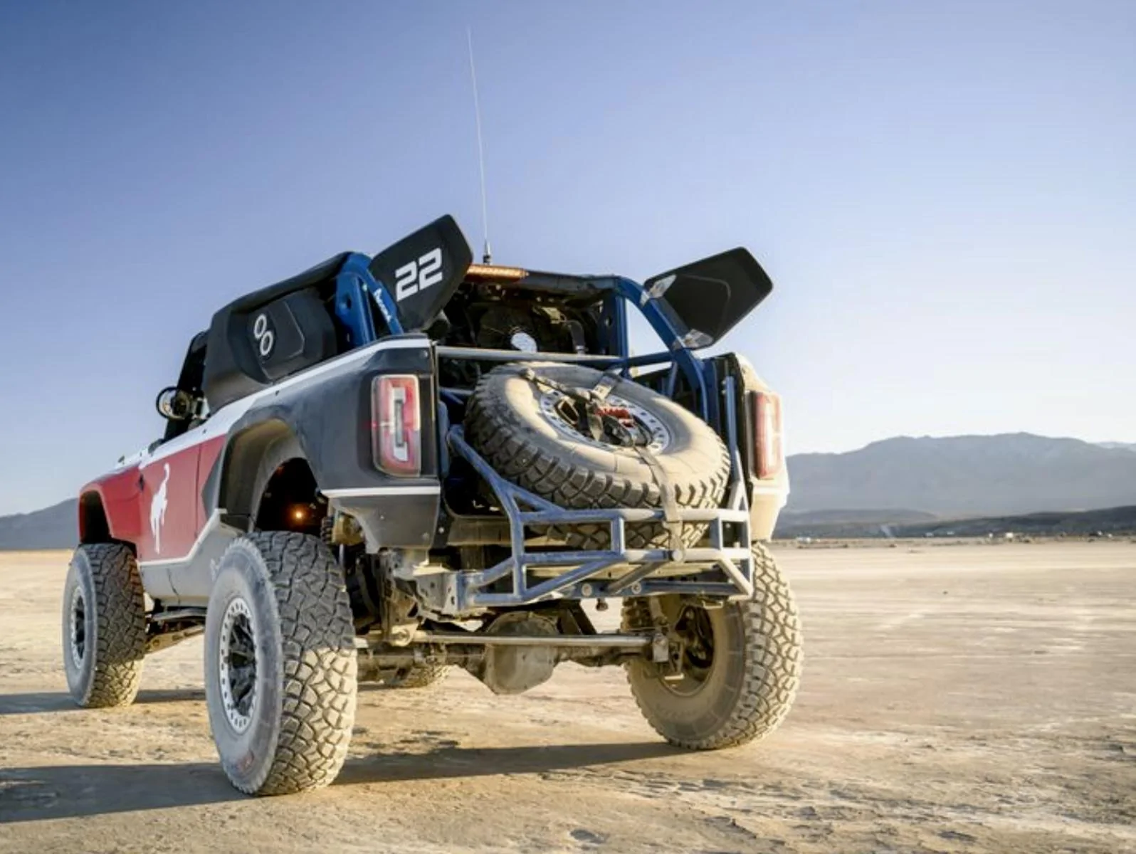 PRERUNNER SYLE SPARE TIRE MOUNT | Bronco6G - 2021+ Ford Bronco & Bronco ...