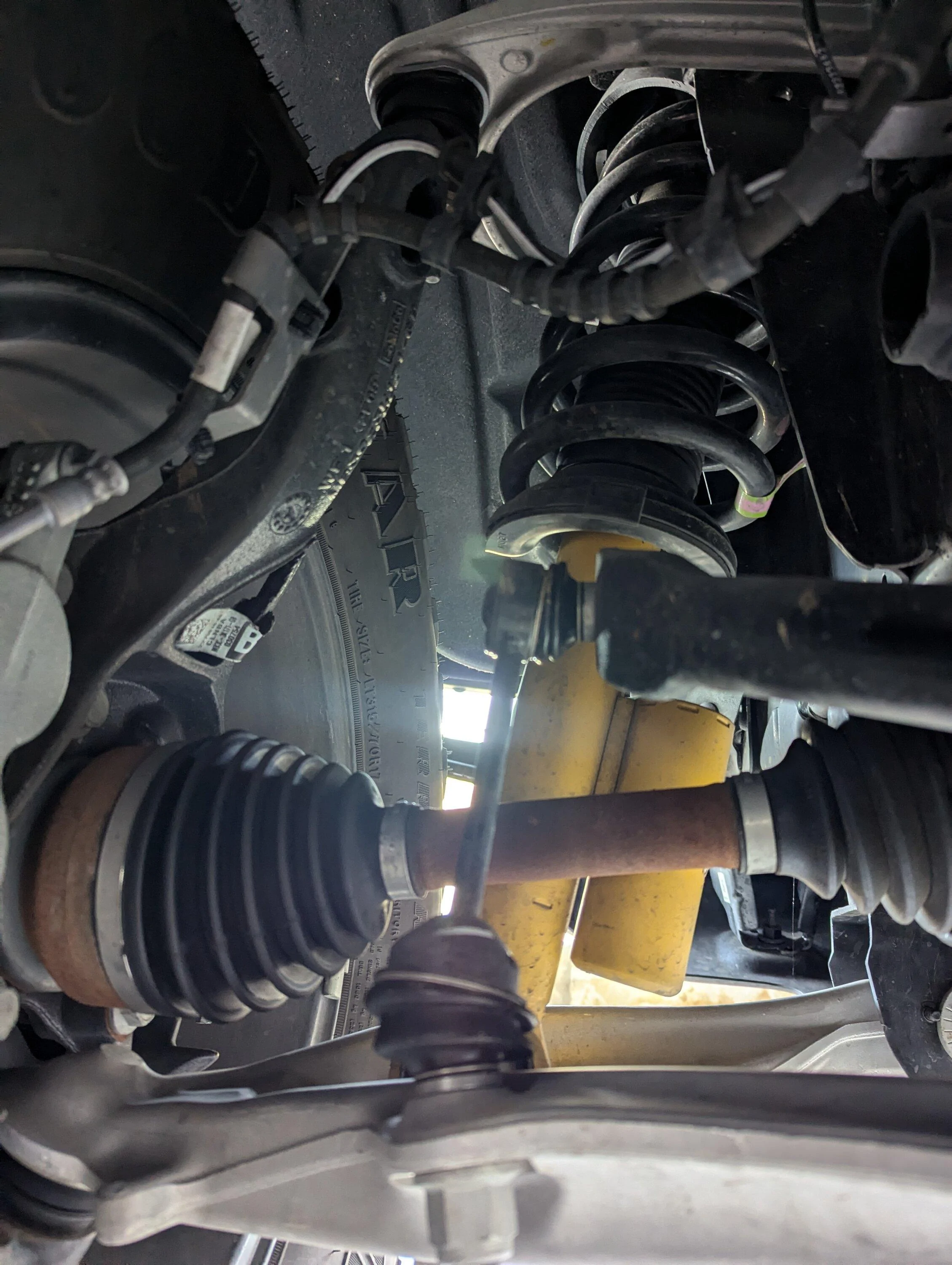 Another case of clunk / knock sound from front driver suspension area ...