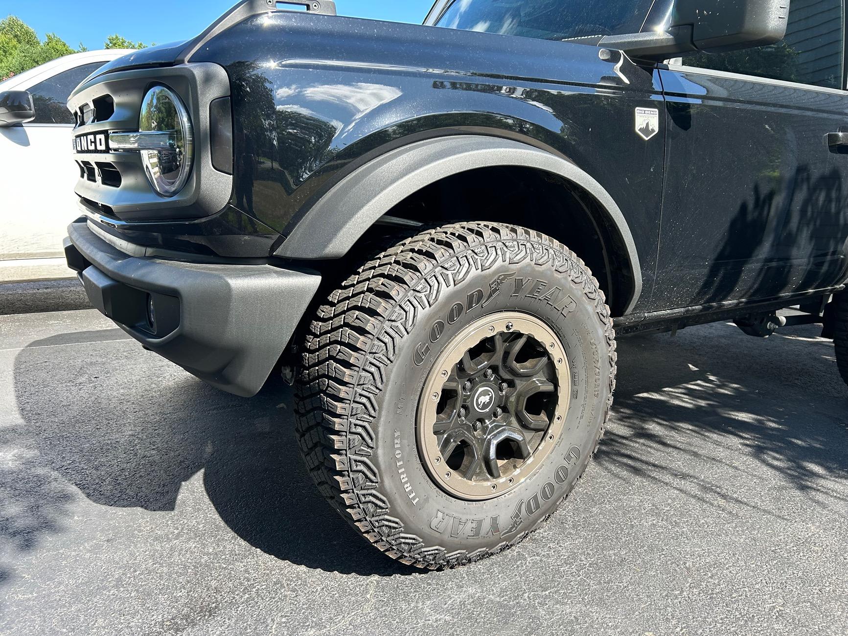 Powder Coated Carbonized Grey Beauty Rings Not Paint Matched Well ...