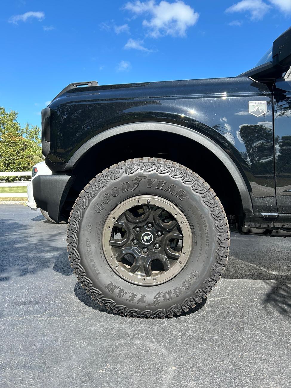 Powder Coated Carbonized Grey Beauty Rings Not Paint Matched Well ...