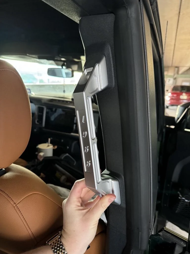 Buckin Madness Interior Grab Handle Kit - Billet Aluminum | Bronco6G ...