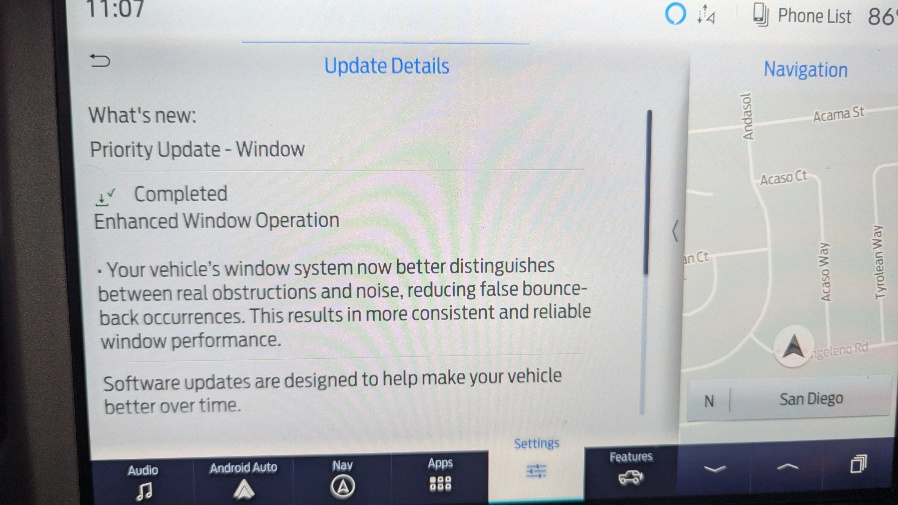 Window Nudge Down Feature on Unlock Removed in Latest SW Update ...