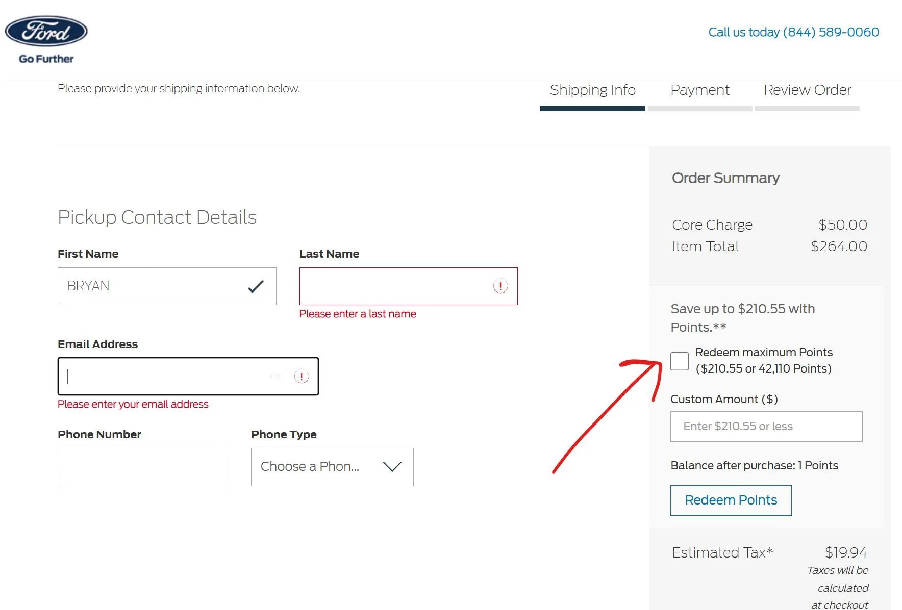 Ford stole $1,300 worth (262k points) of reward points - empty hardtop ...