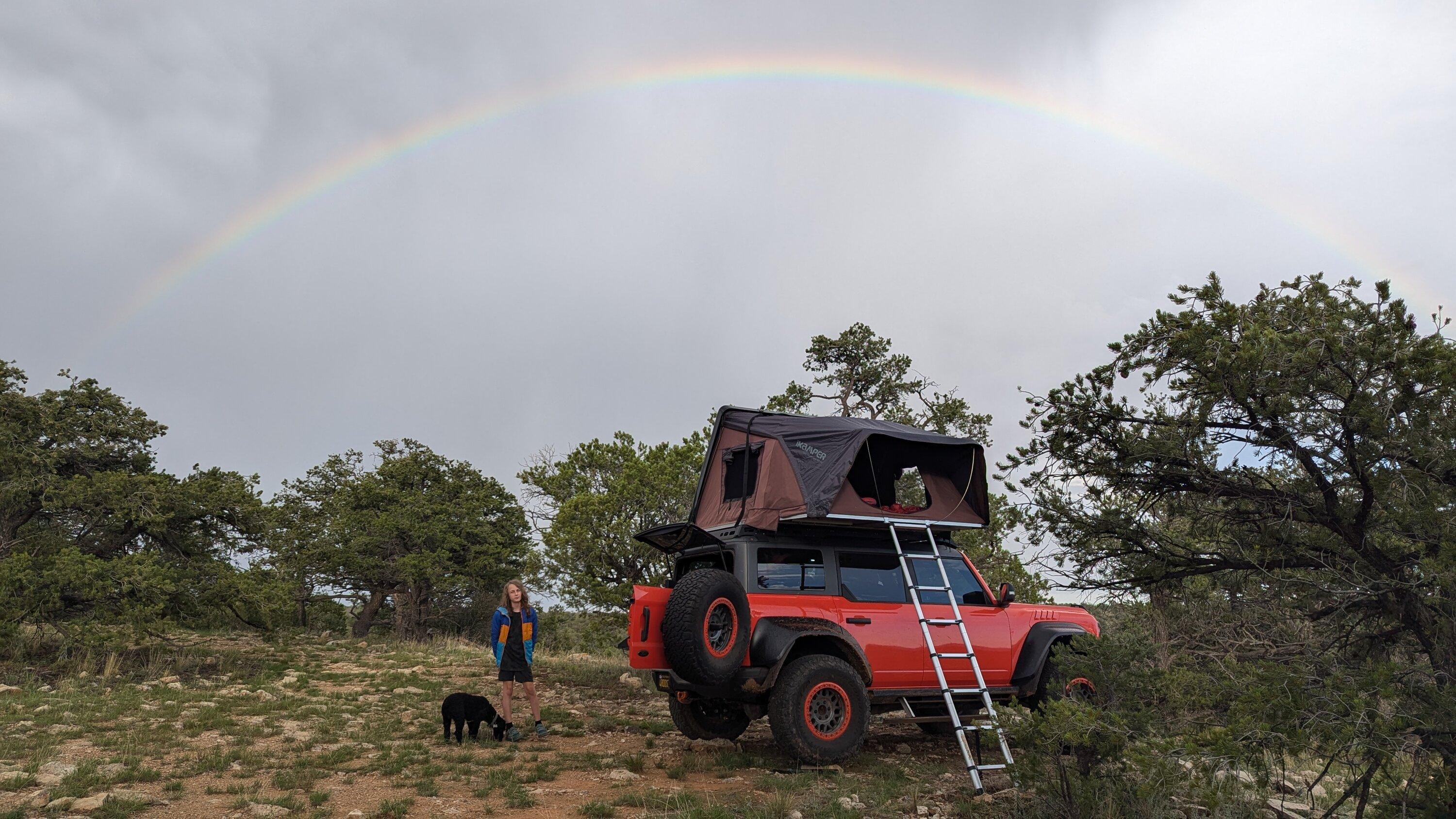 End of Summer Road Trip - Bronco Raptor Under a Full Rainbow | Bronco6G ...