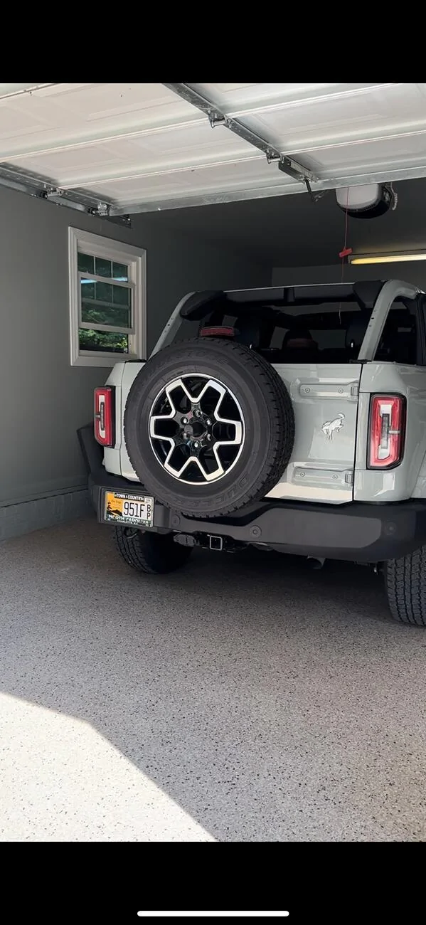 Bronco Cactus Grey + Sherwin Williams garage wall paint match ...