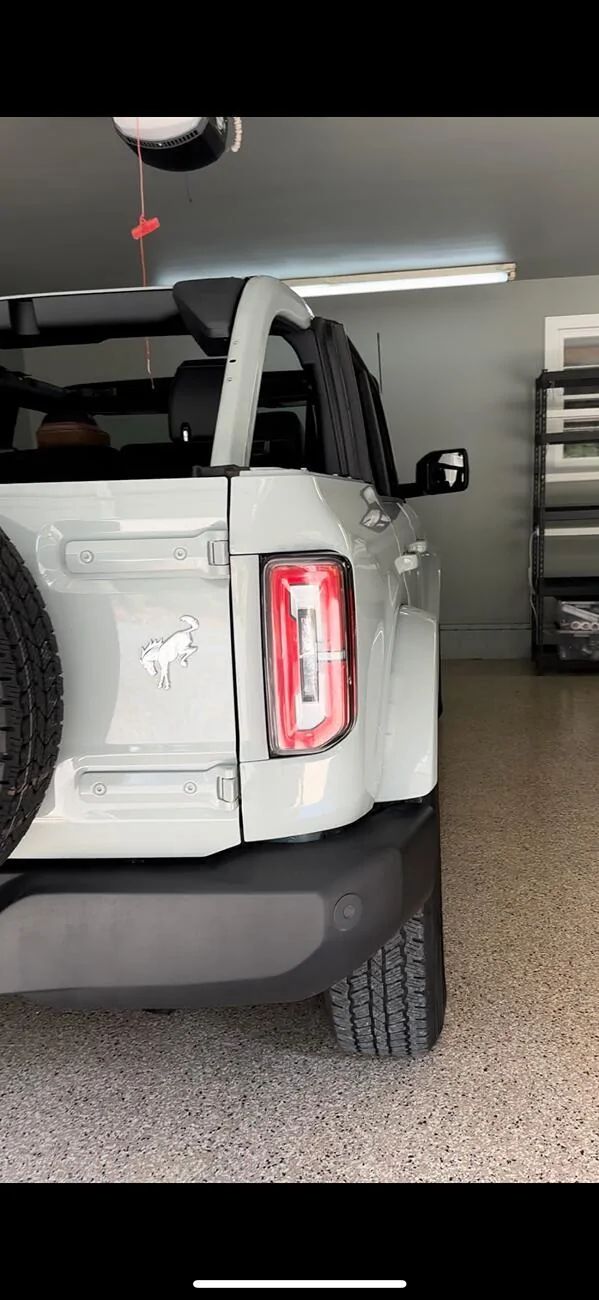 Bronco Cactus Grey + Sherwin Williams garage wall paint match ...