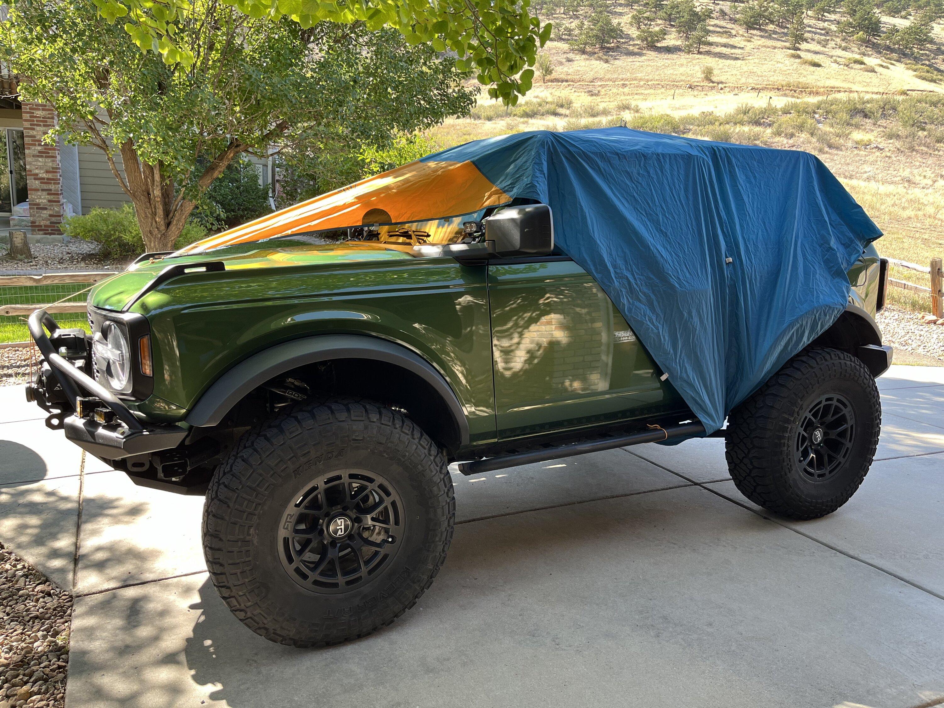 Homemade 2D topless cover / tarp | Bronco6G - 2021+ Ford Bronco ...