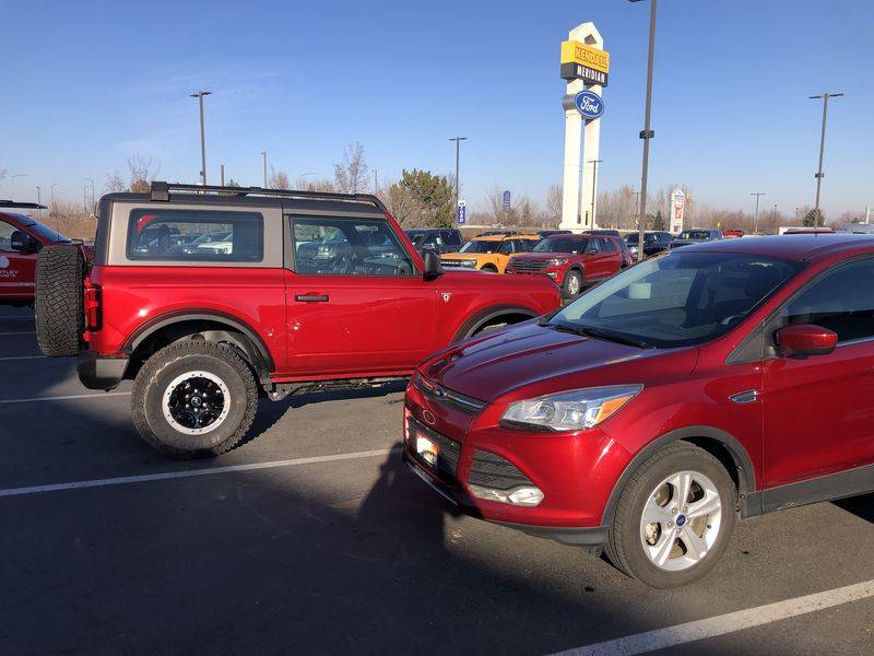 MARSH GRAY + RUBY RED = new color coming for 2025 Bronco!! (videos ...