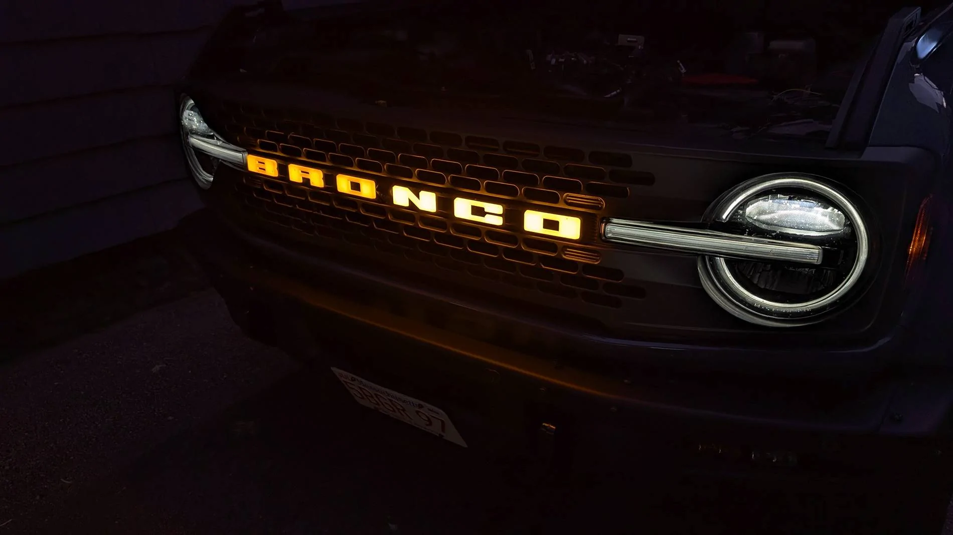 Putco Luminix Ford Bronco LED Grille Emblem for 2021+ Ford Bronco ...